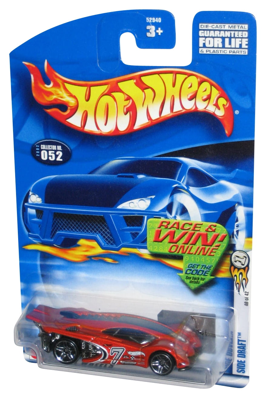 Hot Wheels Side Draft (2002) Orange Collector Toy Car #052 - Walmart.com