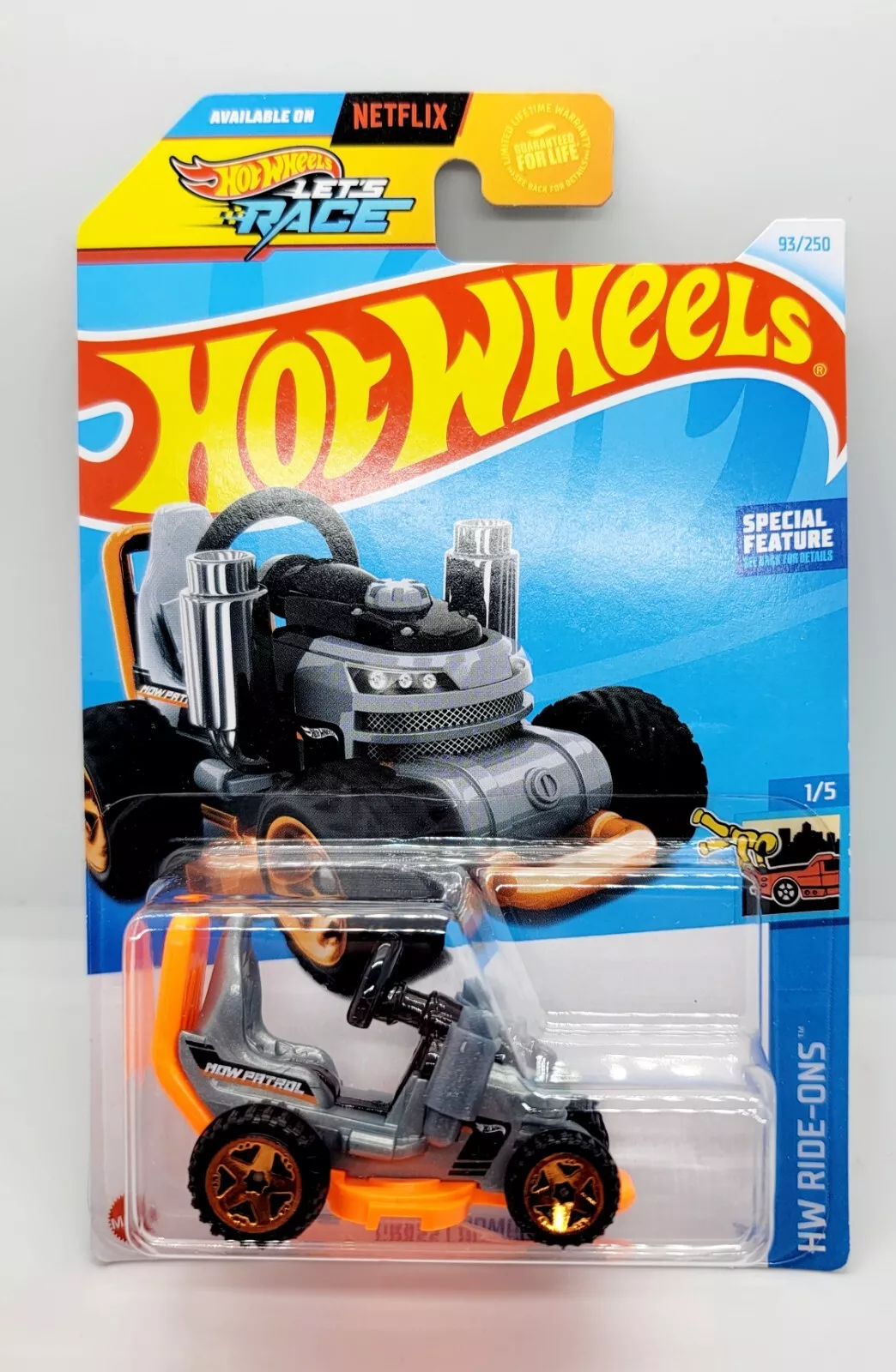 Hot Wheels Silver Grass Chomper HW Ride Ons Toy Car - Walmart.com