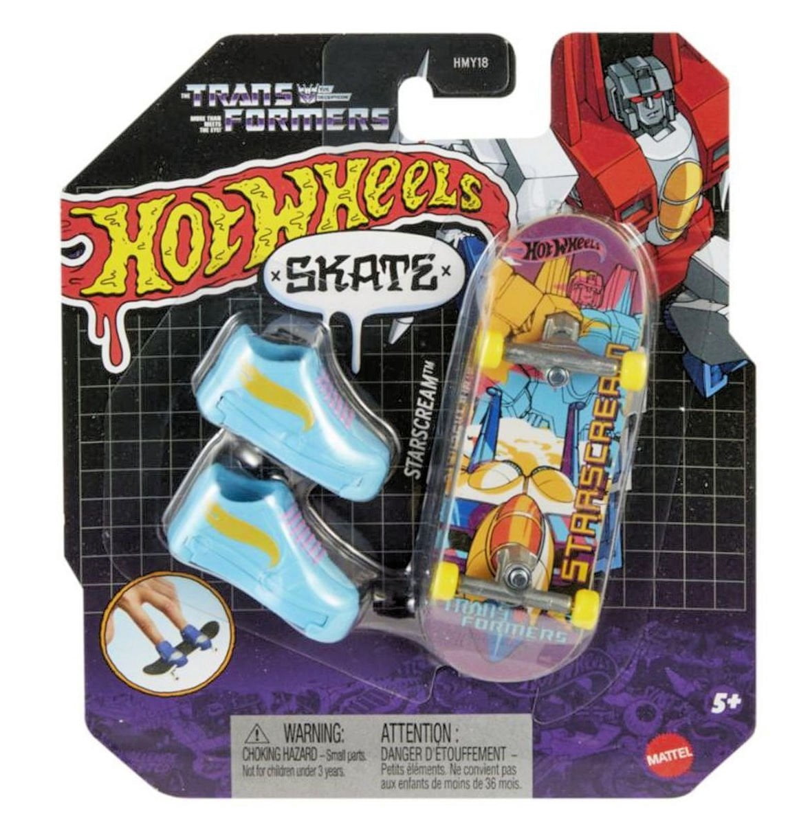 Hot Wheels Skate Fingerboard Transformers Starscream - Walmart.com