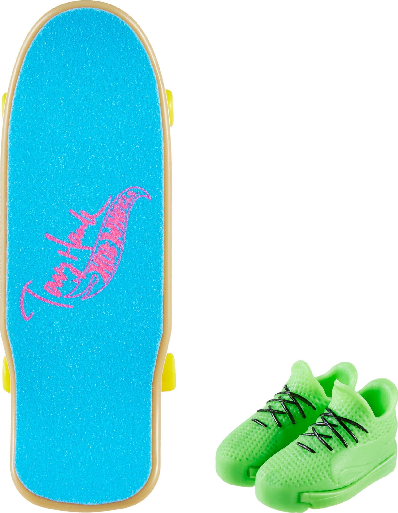 Hot Wheels Skate Neon Bones Tony Hawk Fingerboard and Removable Skate ...