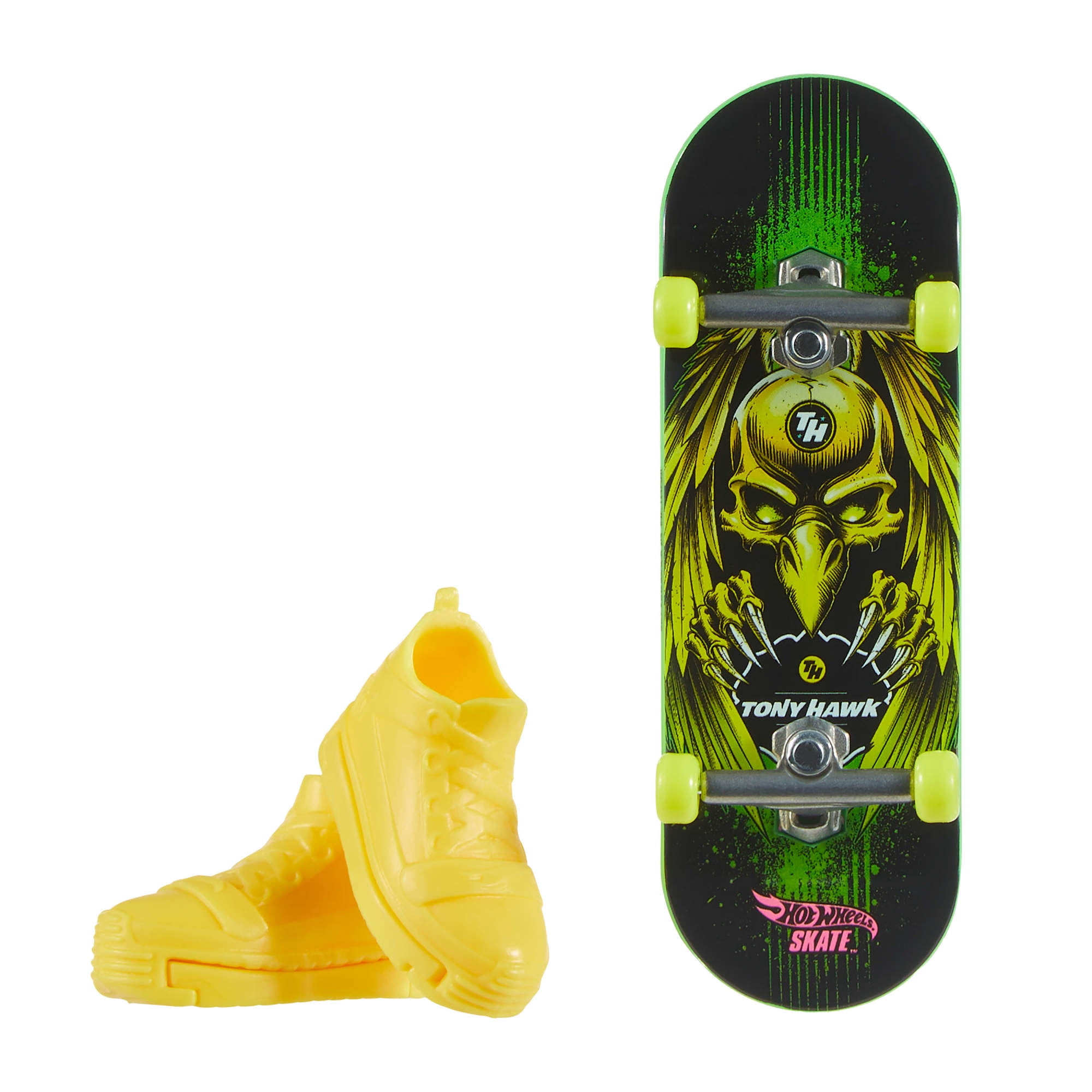 Hot Wheels Skate™ Neon Bones Tony Hawk Fingerboard and Removable Skate ...