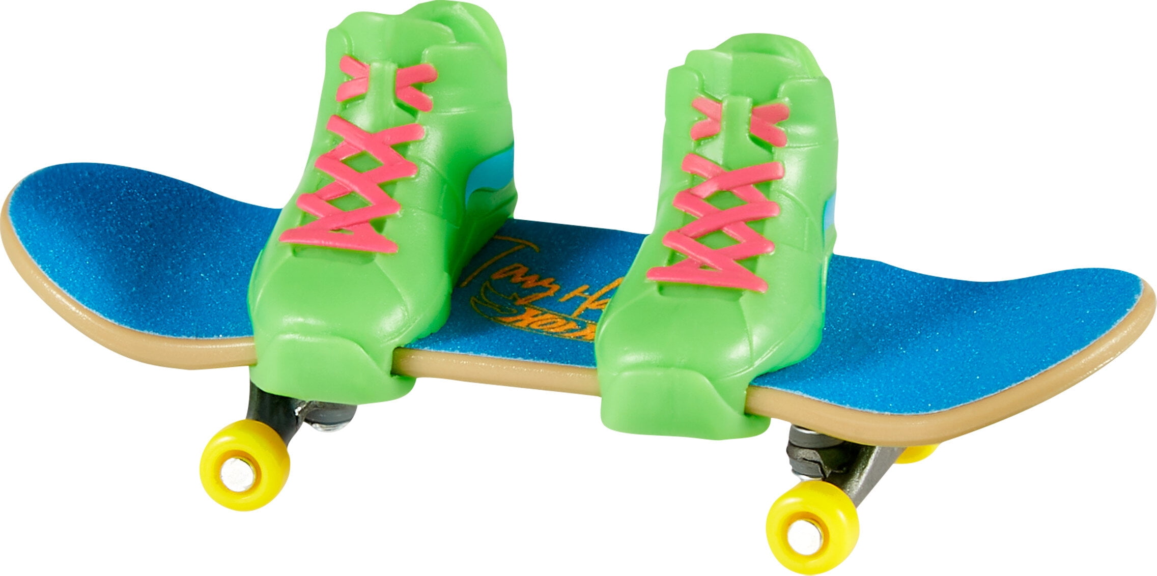Hot Wheels Skate Neon Bones Tony Hawk Fingerboard and Removable Skate ...