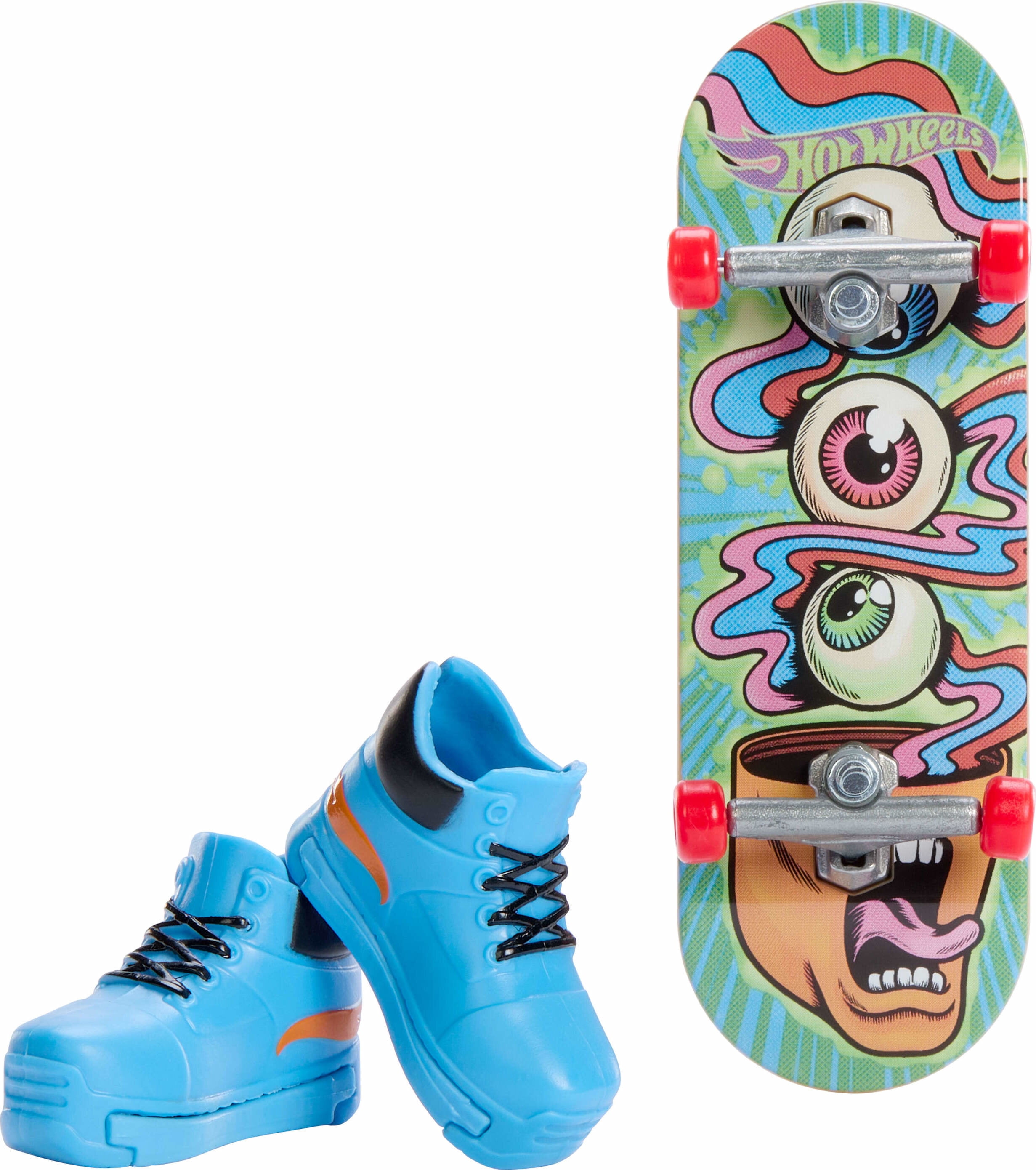 Hot Wheels Skate Tony Hawk Fingerboard & Skate Shoes, Toy for Kids ...
