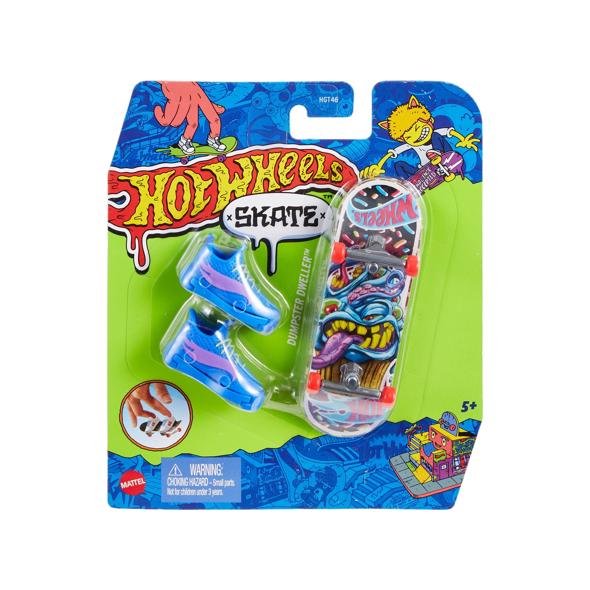 Hot Wheels Skate Tony Hawk Fingerboards & Skate Shoes, Toy for Kids, 0. ...