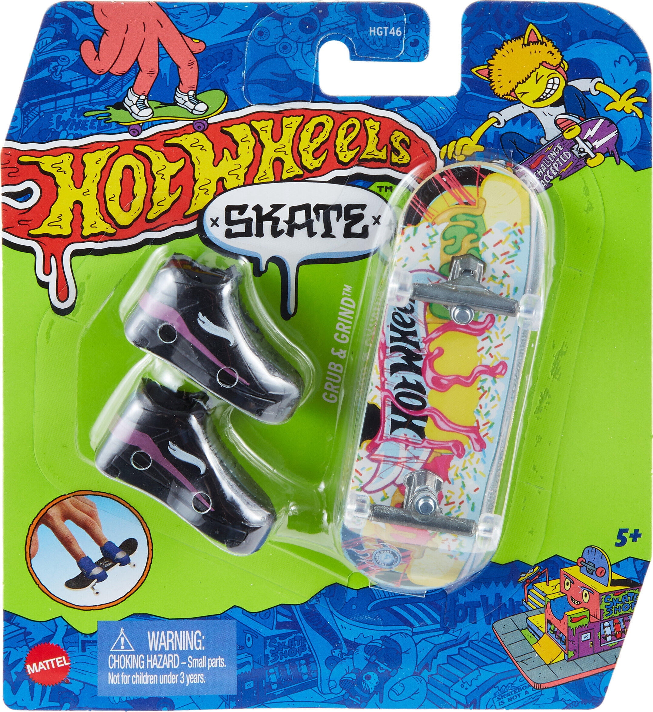Hot Wheels Skate Tony Hawk Fingerboards & Skate Shoes, Toy for Kids, 0. ...
