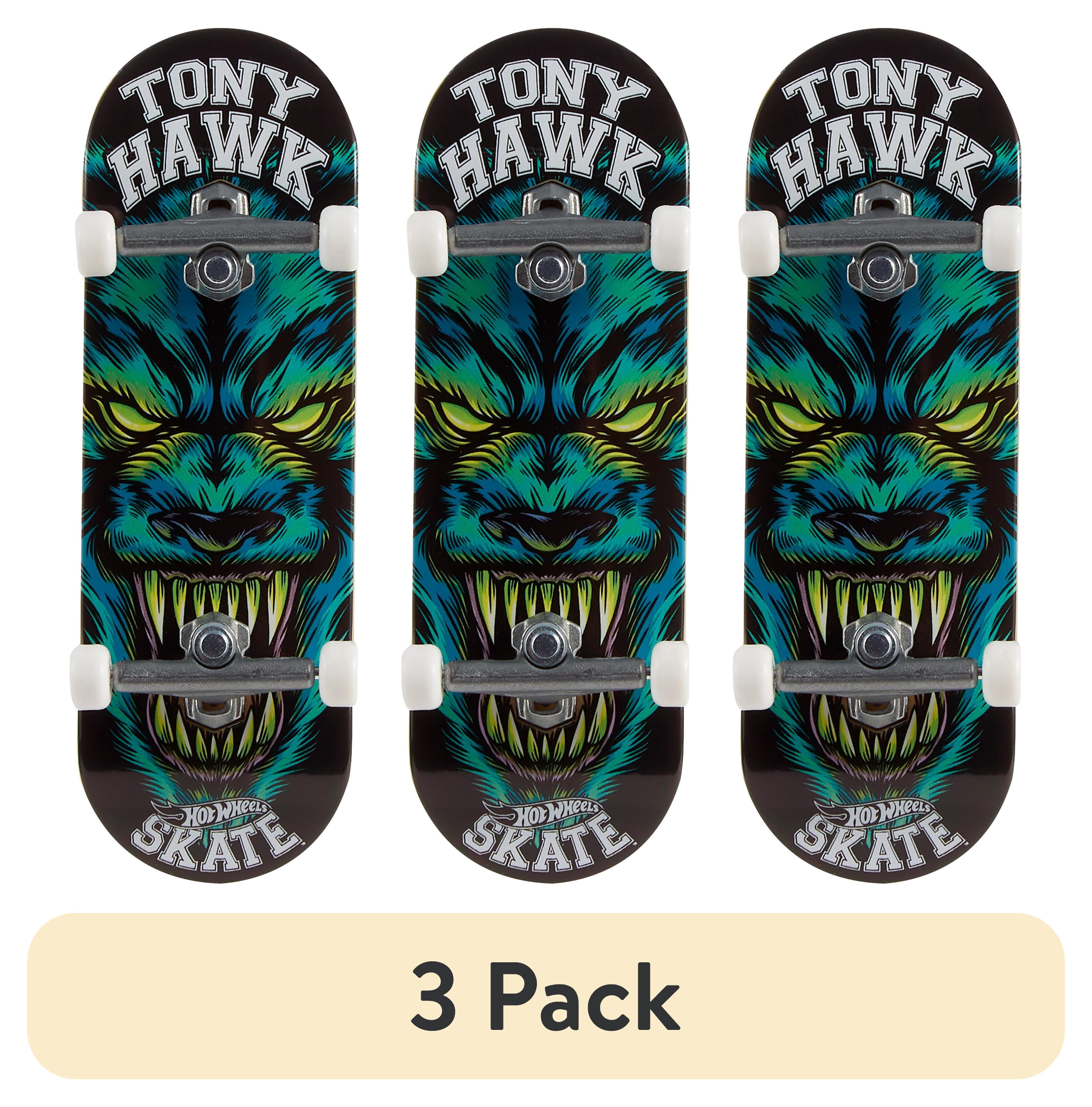 (3 pack) Hot Wheels Skate Tony Hawk Fingerboards & Skate Shoes, Toy for ...