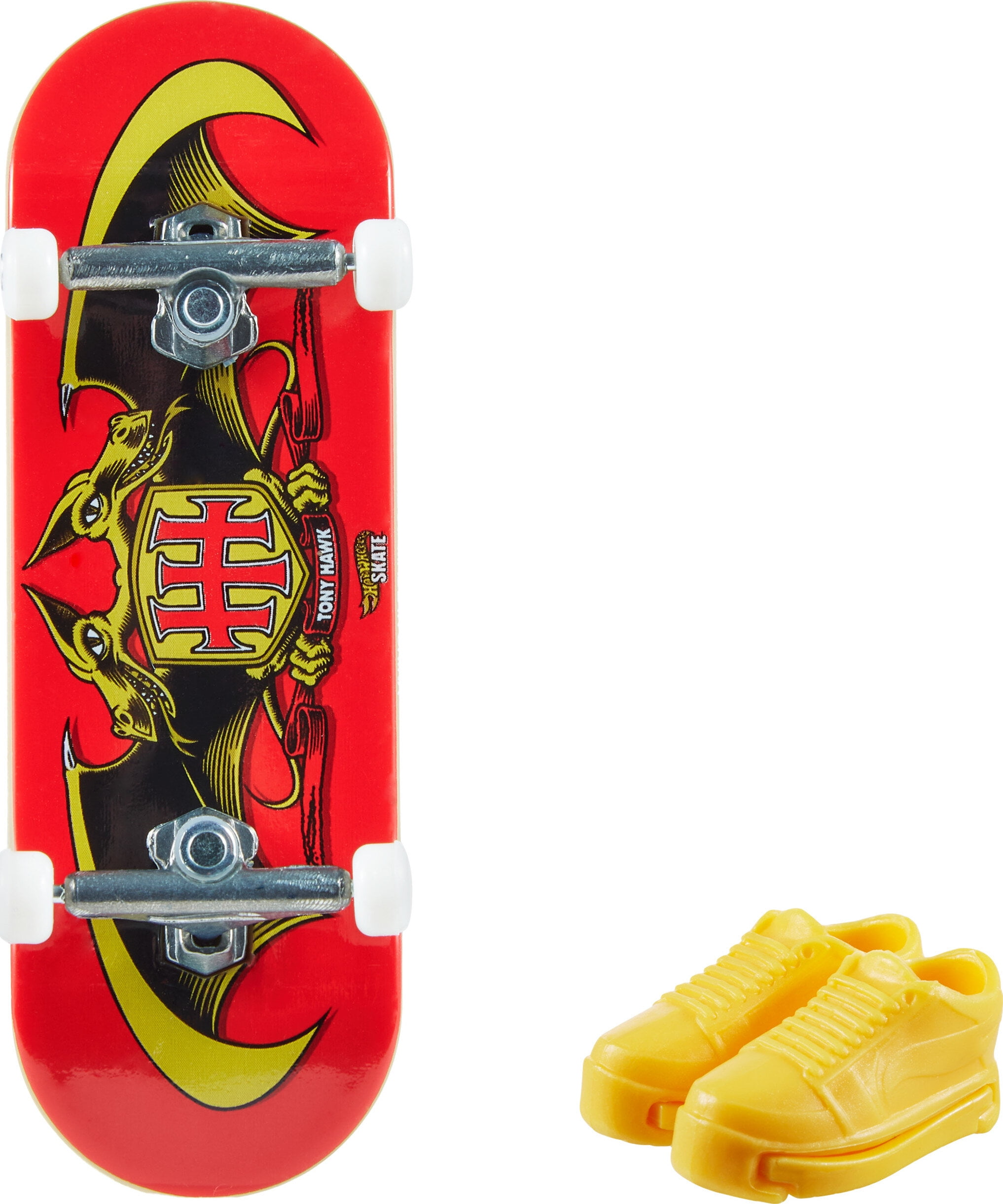 Hot Wheels Skate Tony Hawk Fingerboards & Skate Shoes, Toy for Kids ...