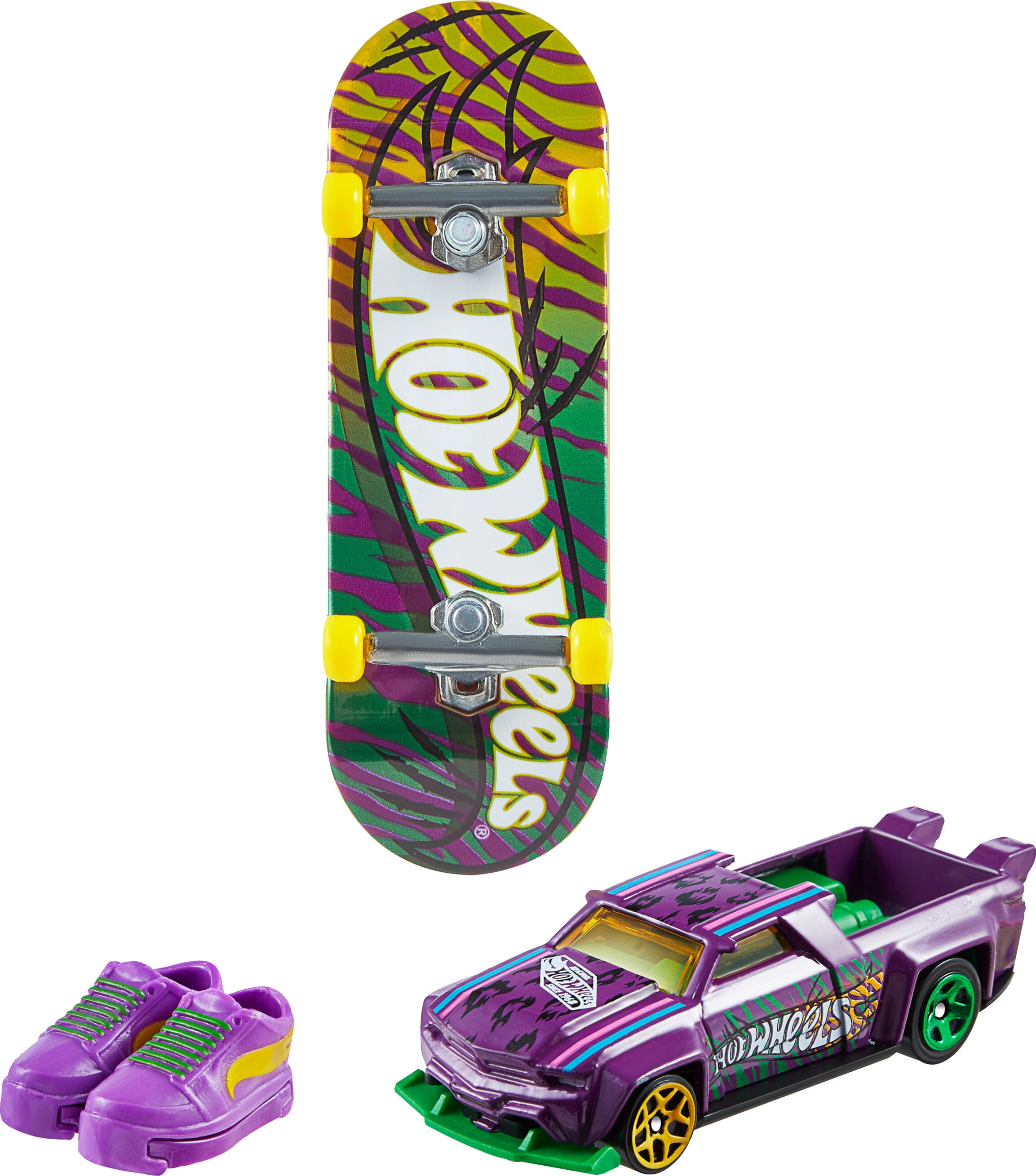 Hot Wheels Skate Tony Hawk Shifter Feline Risky Fingerboards, Solid ...