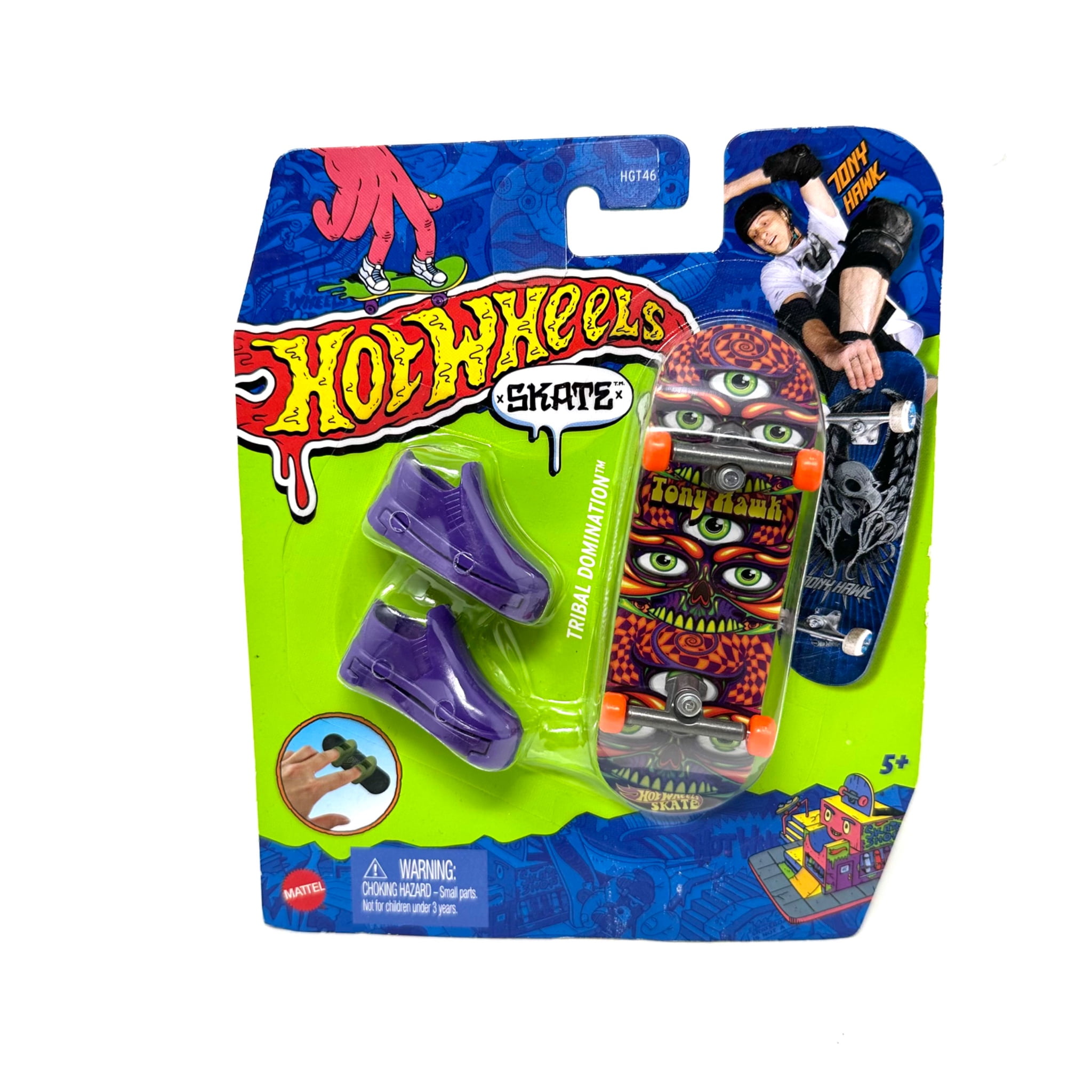 Hot Wheels Skate Tony Hawk Tribal Domination Toy Fingerboard - Walmart.com