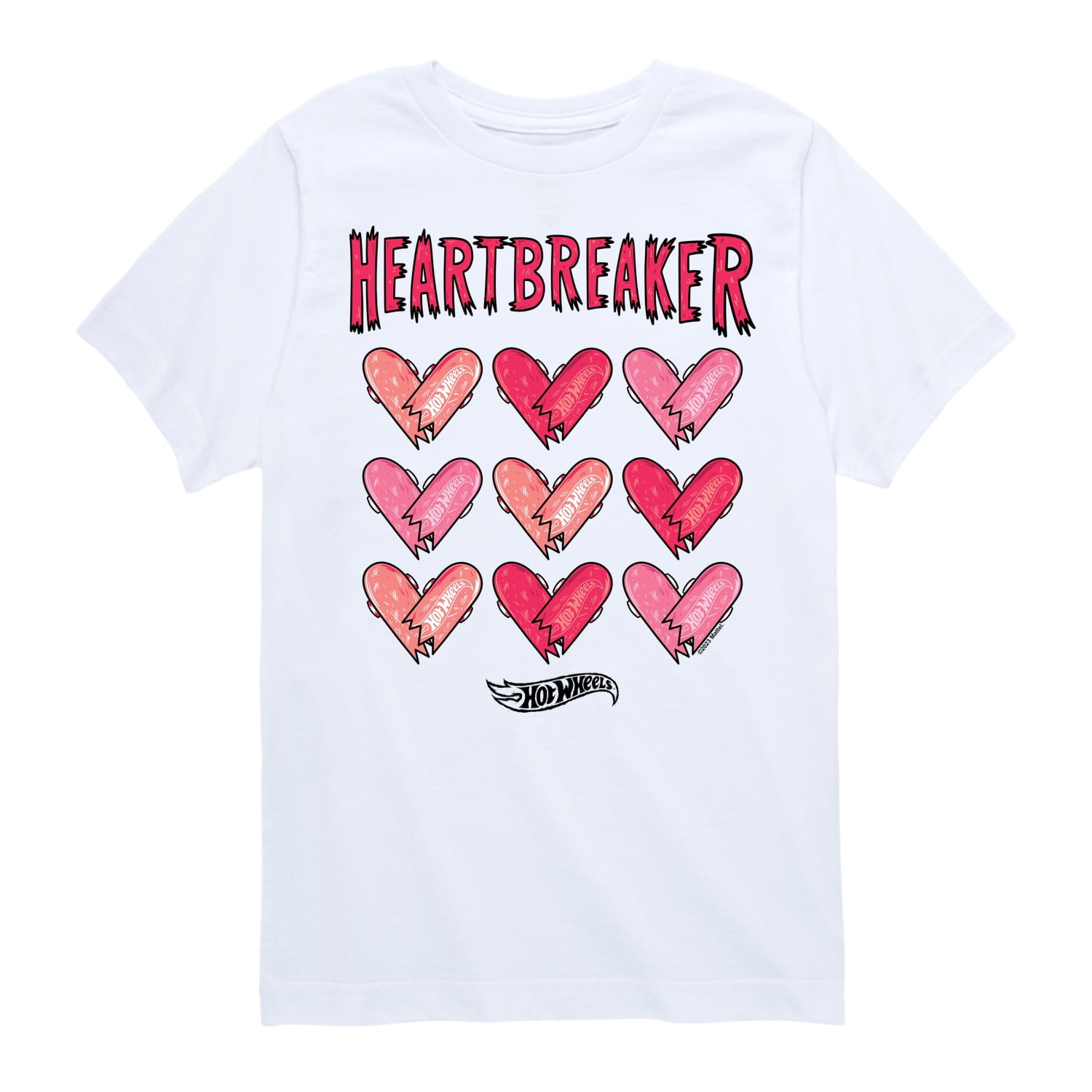 Hot Wheels - Skateboard Hearts Heartbreaker - Toddler & Youth Short ...