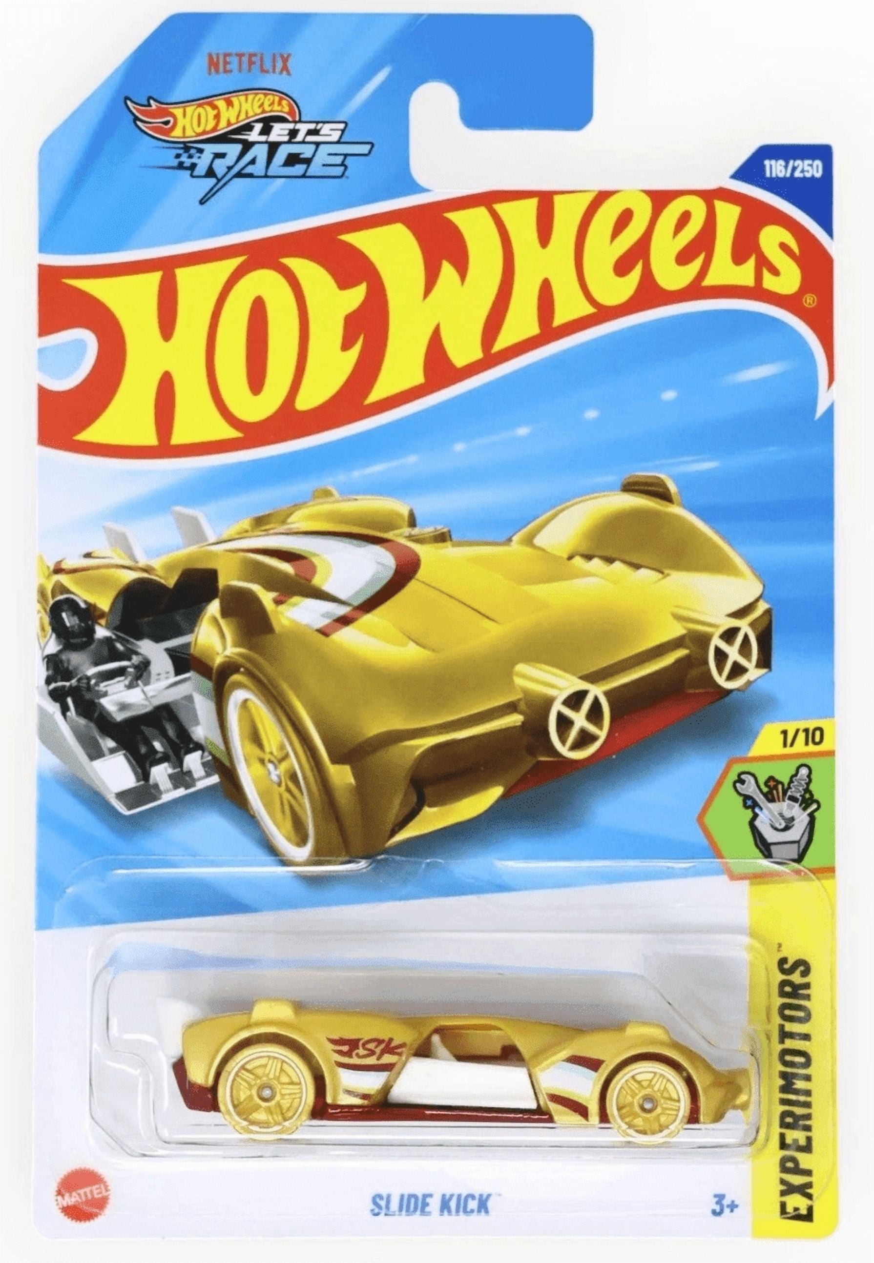 Hot Wheels Slide Kick 116/250 Gold Experimotors 1/10 HYY57 - Walmart.com