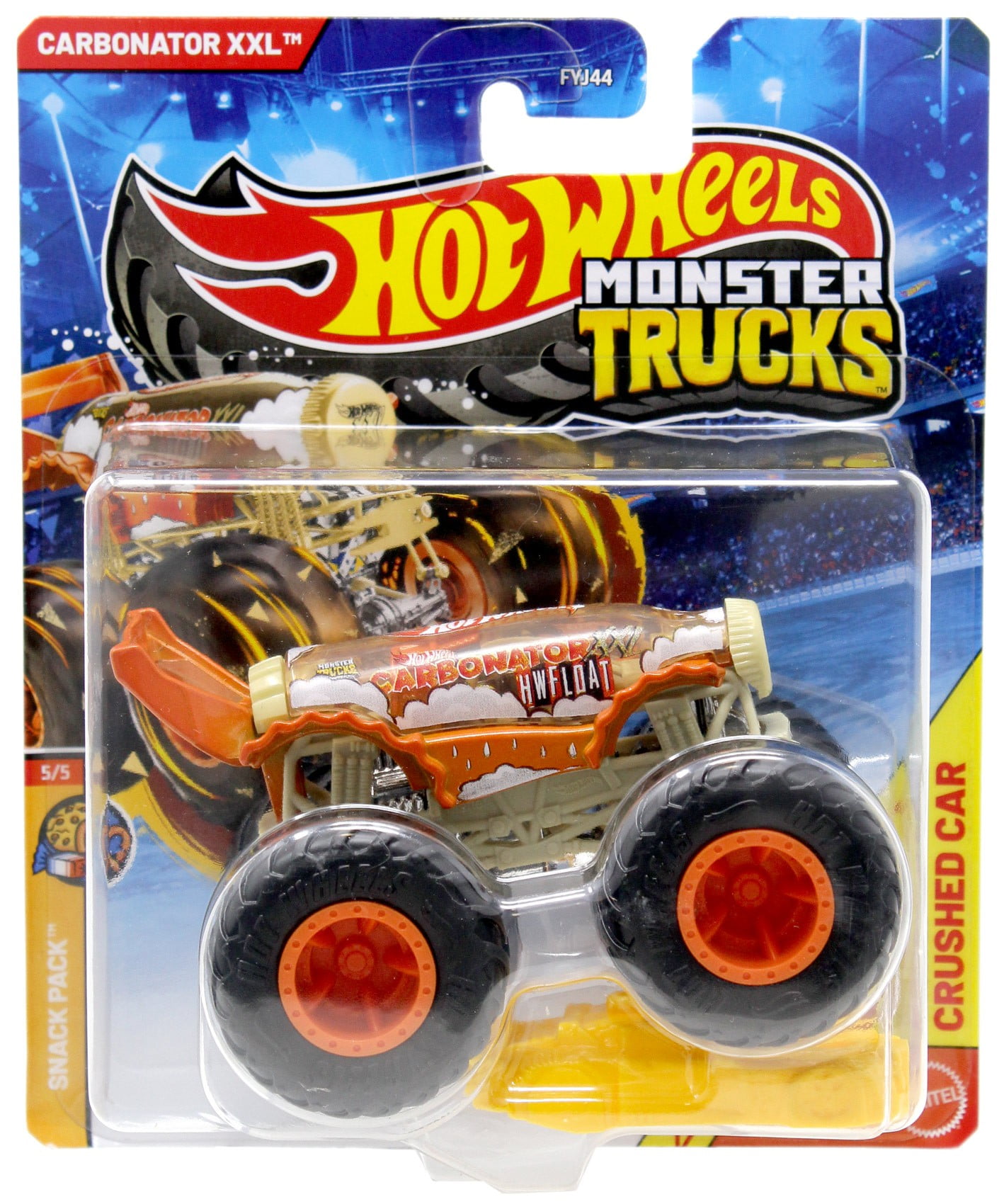 Hot Wheels Snack Pack Carbonator XXL Diecast Car (Orange) - Walmart.com