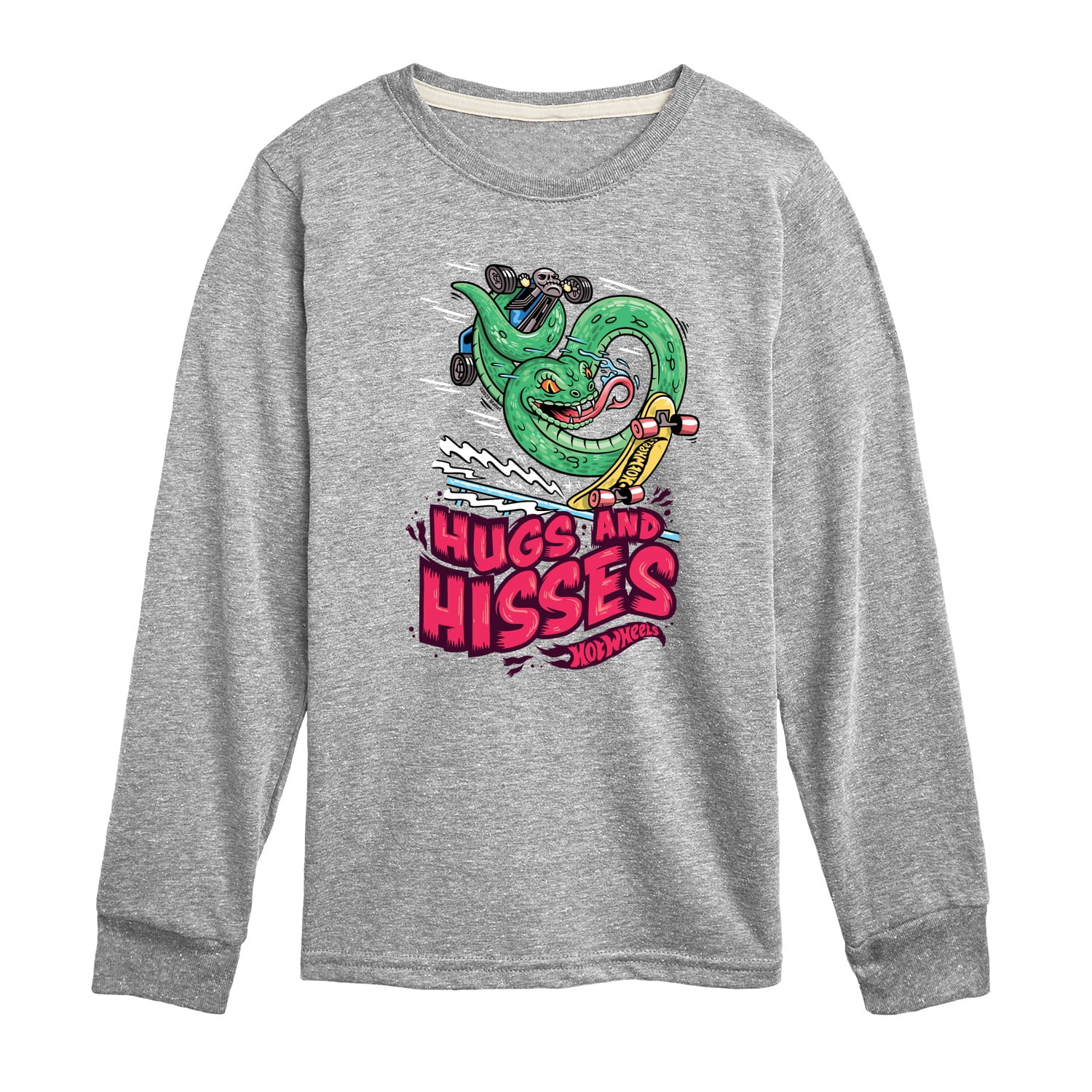 Hot Wheels - Snake Hugs & Kisses - Toddler & Youth Long Sleeve Graphic ...