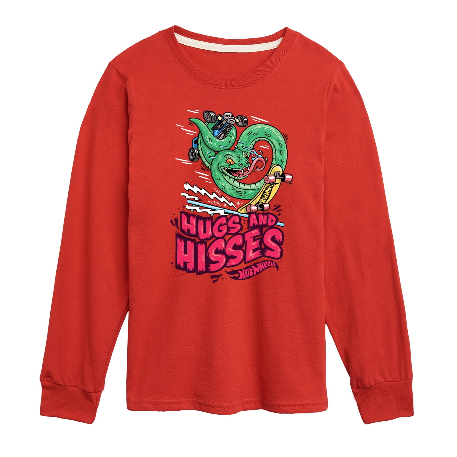 Hot Wheels - Snake Hugs & Kisses - Toddler & Youth Long Sleeve Graphic ...