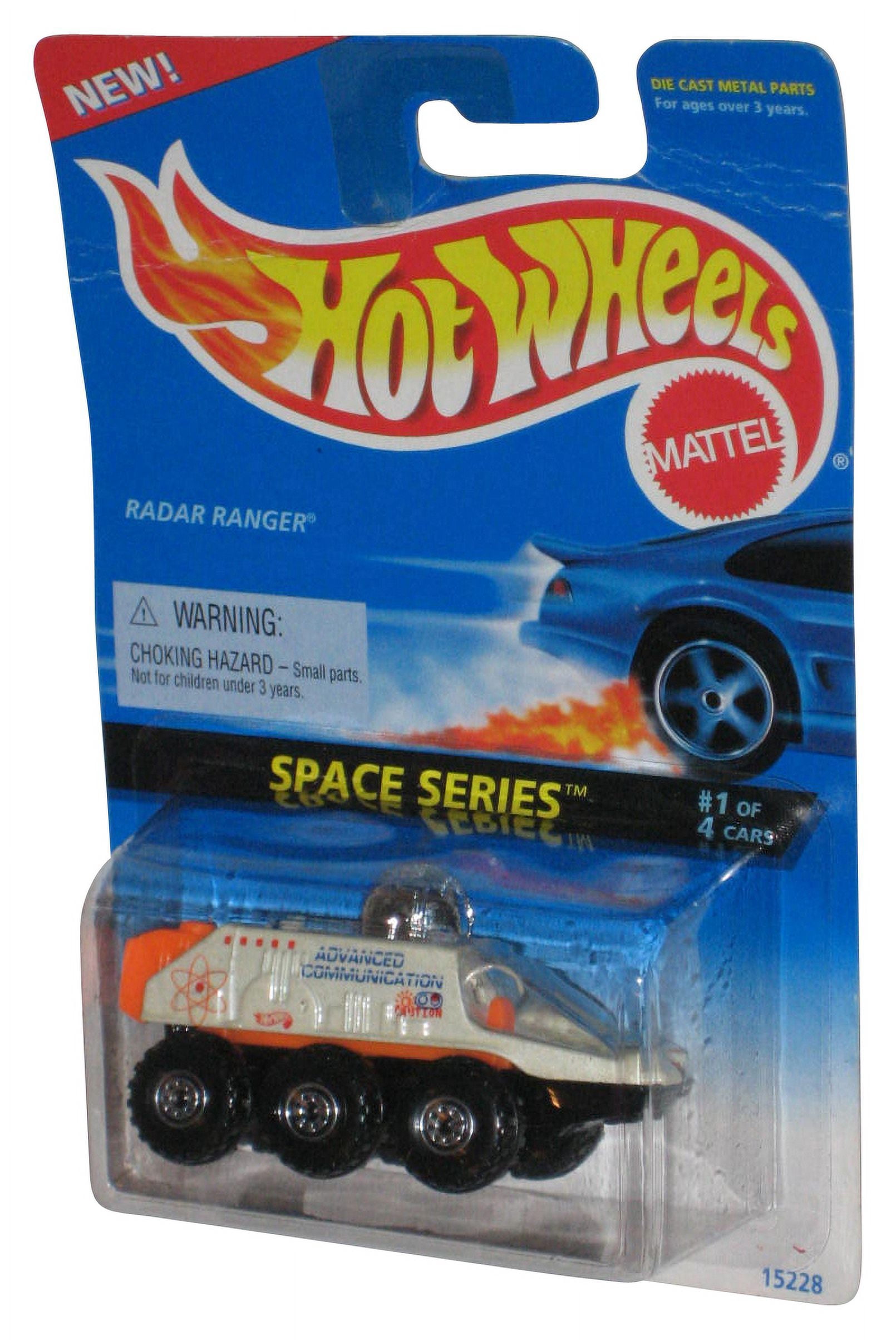 Hot Wheels Space Series 1/4 (1995) White Radar Ranger Toy Car #388 ...