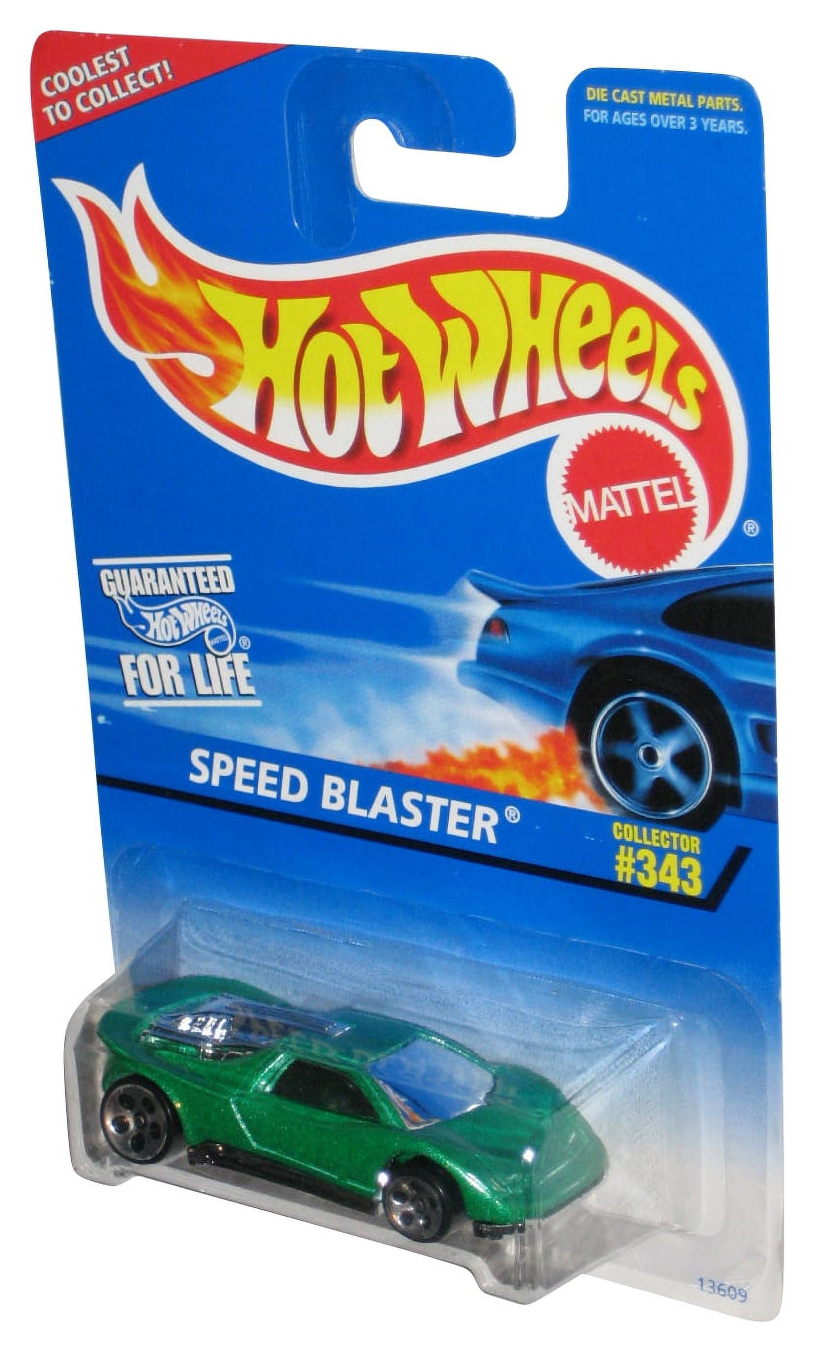 Hot Wheels Speed Blaster (1996) Mattel Collector Green Toy Car #343 ...