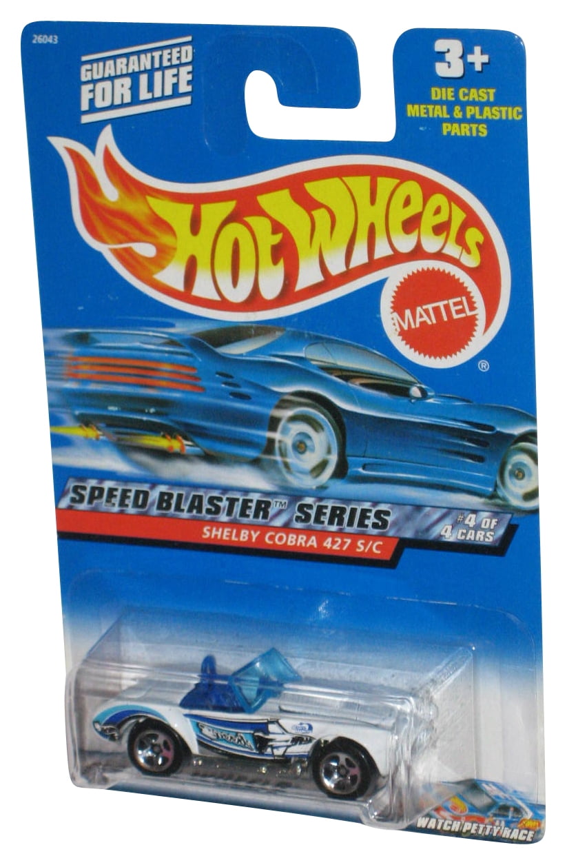 Hot Wheels Speed Blaster Series (2000) White Shelby Cobra 427 S/C Toy ...