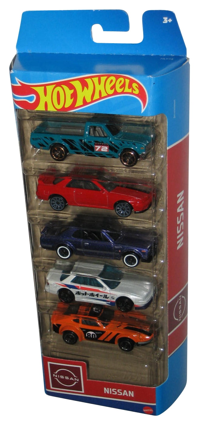 Hot Wheels Speed Blur (2018) Mattel Car 5-Pack Box Set - (1971 Datsun ...