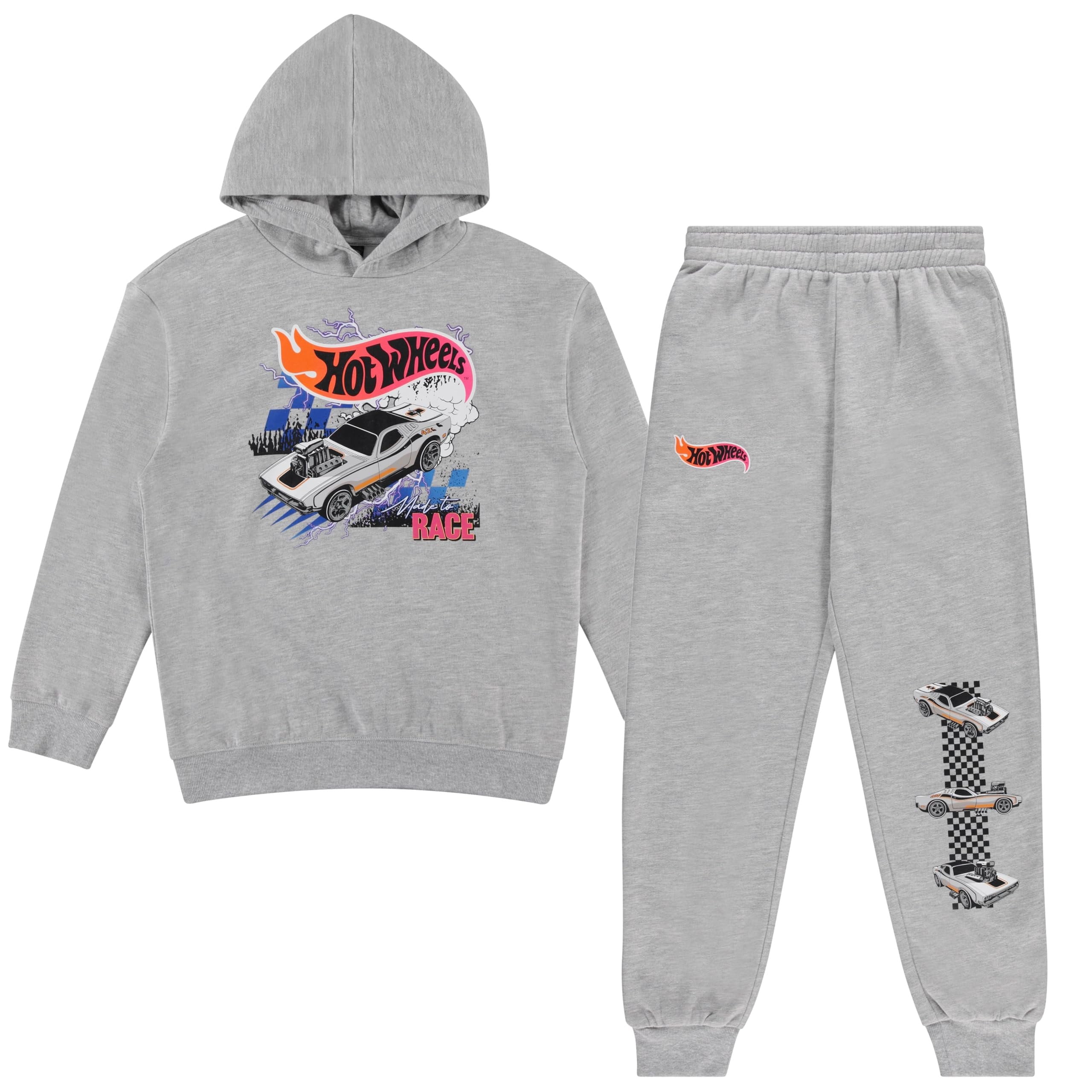 Hot Wheels Speed Racer Hooded Sweatshirt & Jogger Set for Boys, Sizes ...