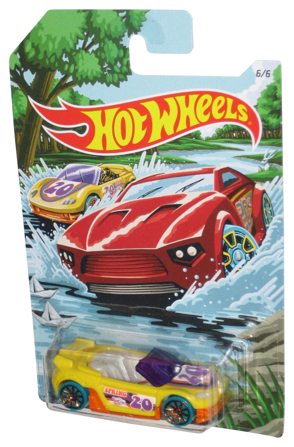 Hot Wheels Spring Series (2019) Mattel Trak-Tune Yellow Toy Car 6/6 ...