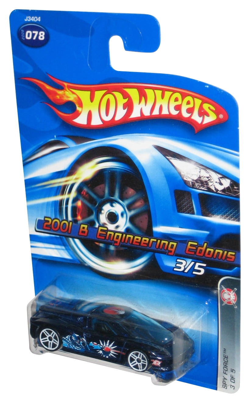 Hot Wheels Spy Force 3/5 (2006) Black 2001 B Engineering Edonis Toy Car ...