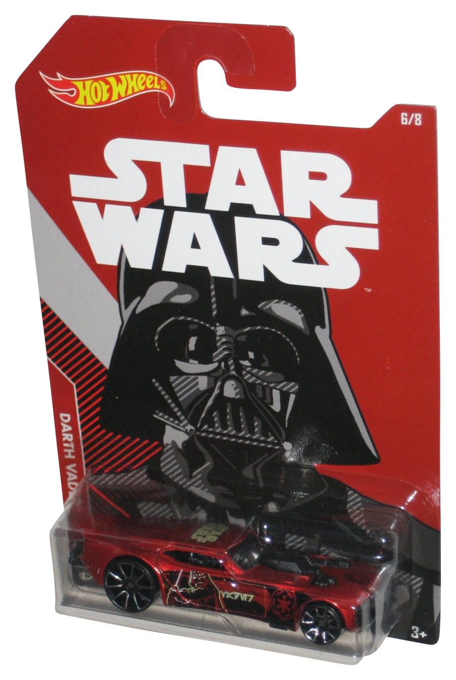 Hot Wheels Star Wars Darth Vader (2017) Mattel Nitro Doorslammer Red ...
