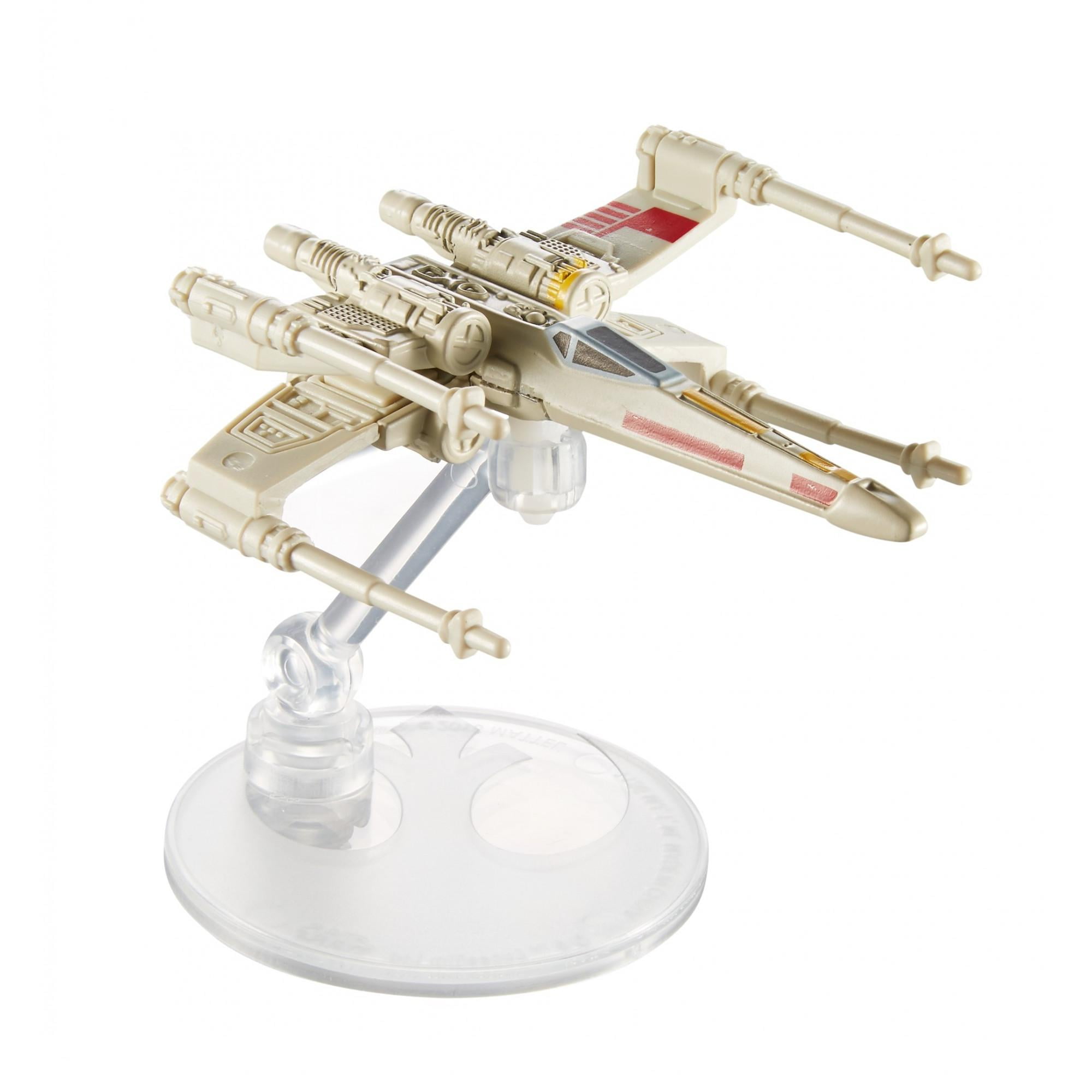 Hot Wheels Star Wars Rogue One Starship X Wing Red Five Vehicle Playset ...