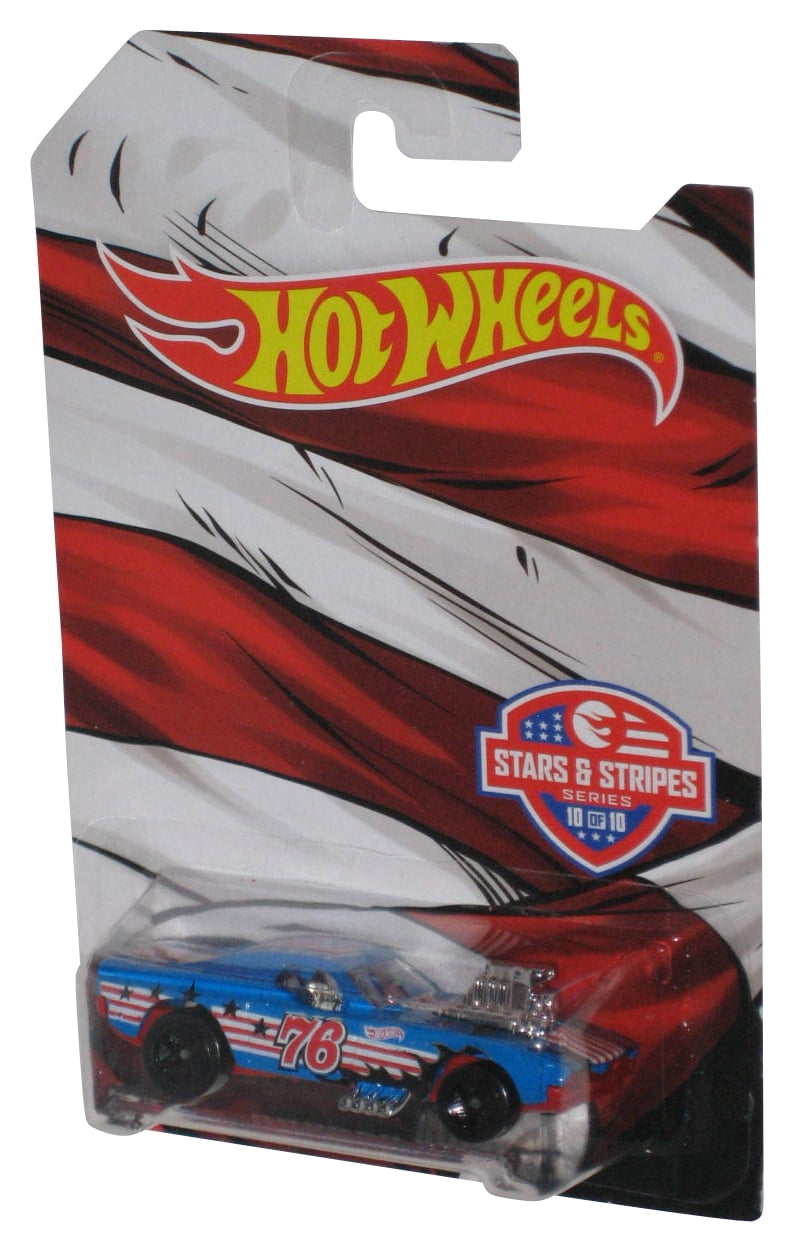 Hot Wheels Stars & Stripes (2015) Blue Rodger Dodger Toy Car 10/10 ...