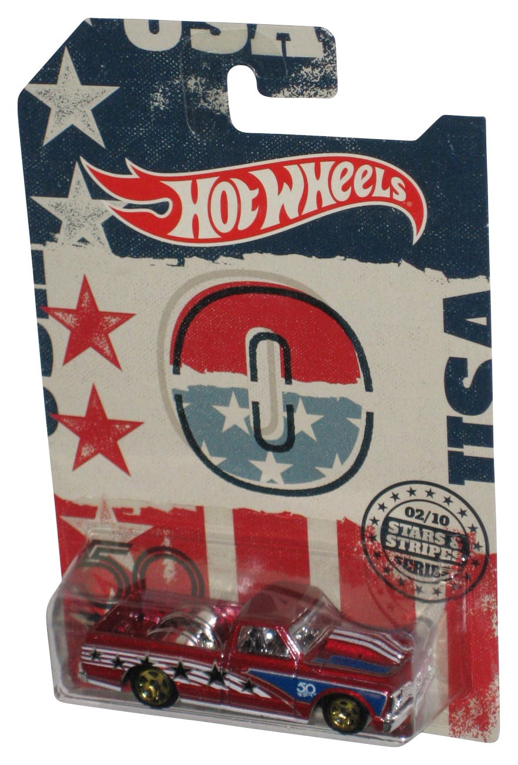 Hot Wheels Stars & Stripes (2017) Chevrolet C10 Red Toy Truck 2/10 ...