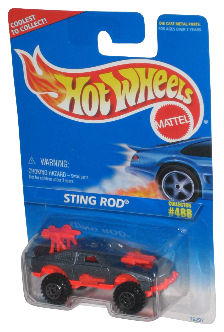 Hot Wheels Sting Rod (1995) Mattel Die-Cast Toy Car #488 - Walmart.com