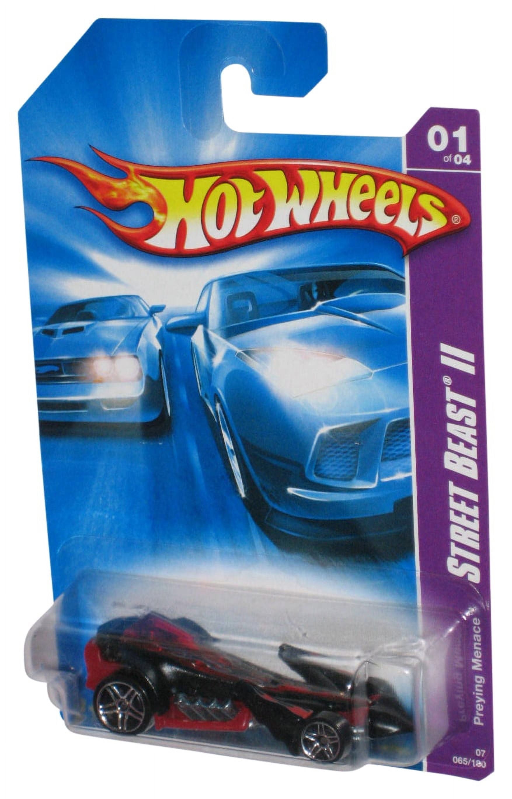 Hot Wheels Street Beast II (2006) Red Preying Menace Toy Car 065/180 ...