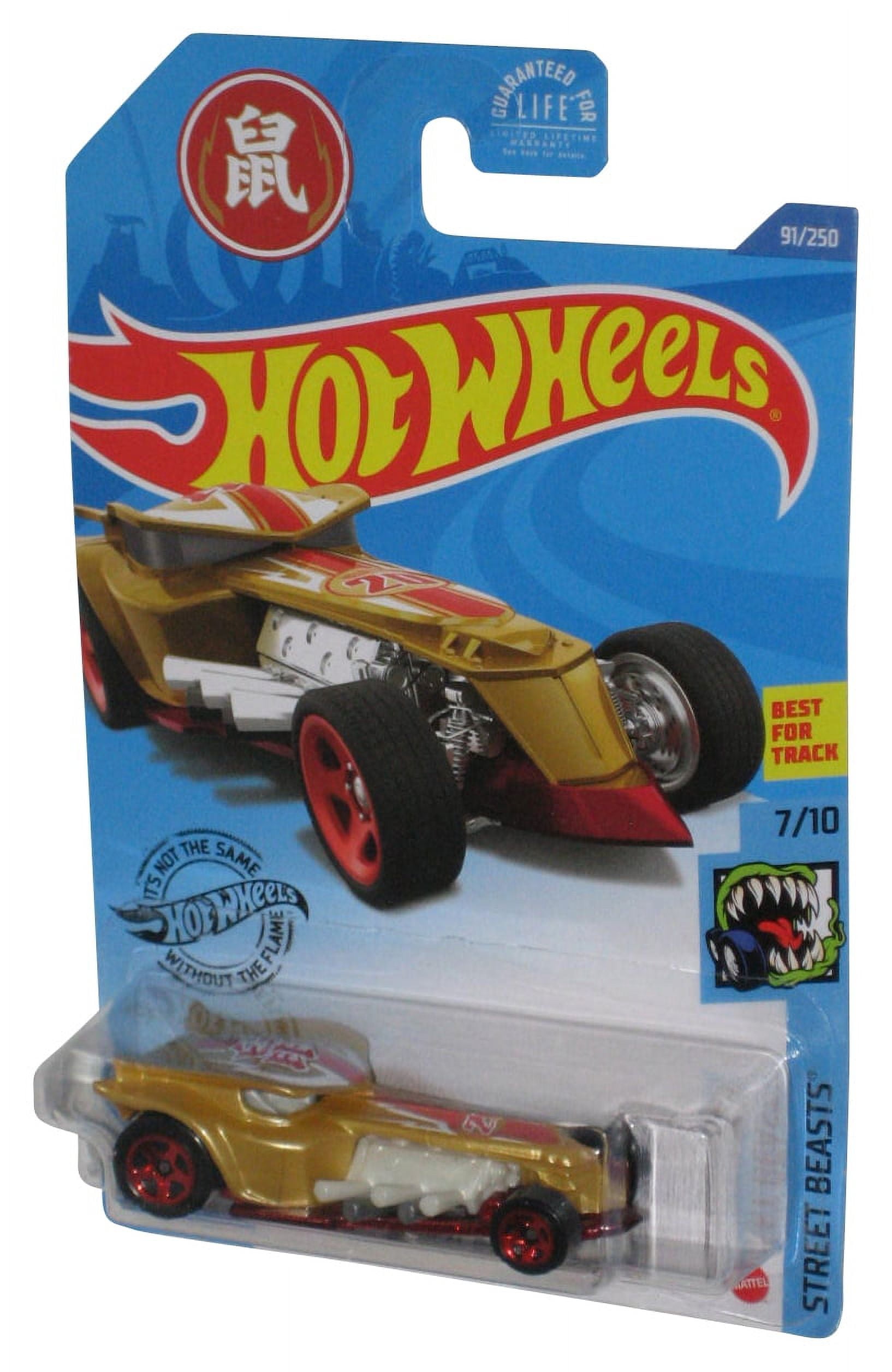 Hot Wheels Ratical Racer, Street Beasts 7/10 Gold 91/250 - Walmart.com
