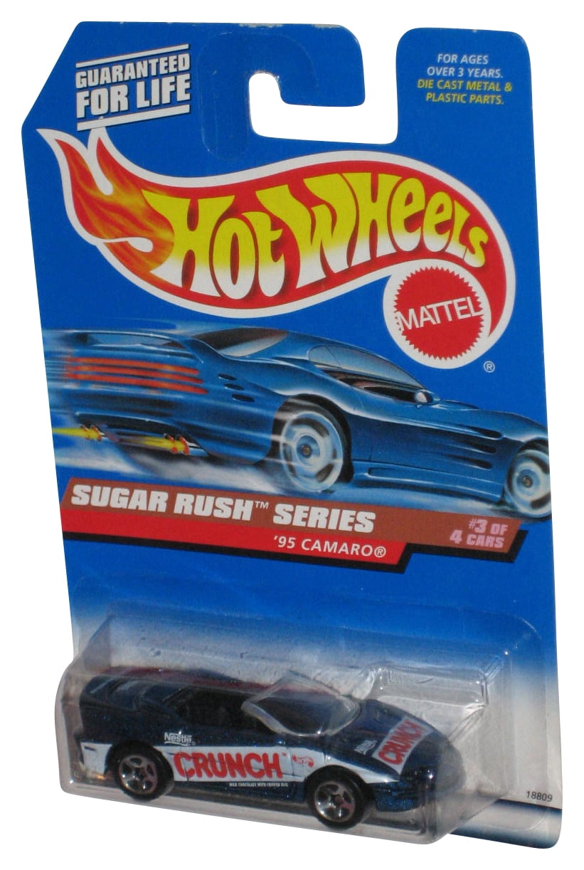 Hot Wheels Sugar Rush Series 3/4 Crunch Bar Candy Blue '95 Camaro Toy ...