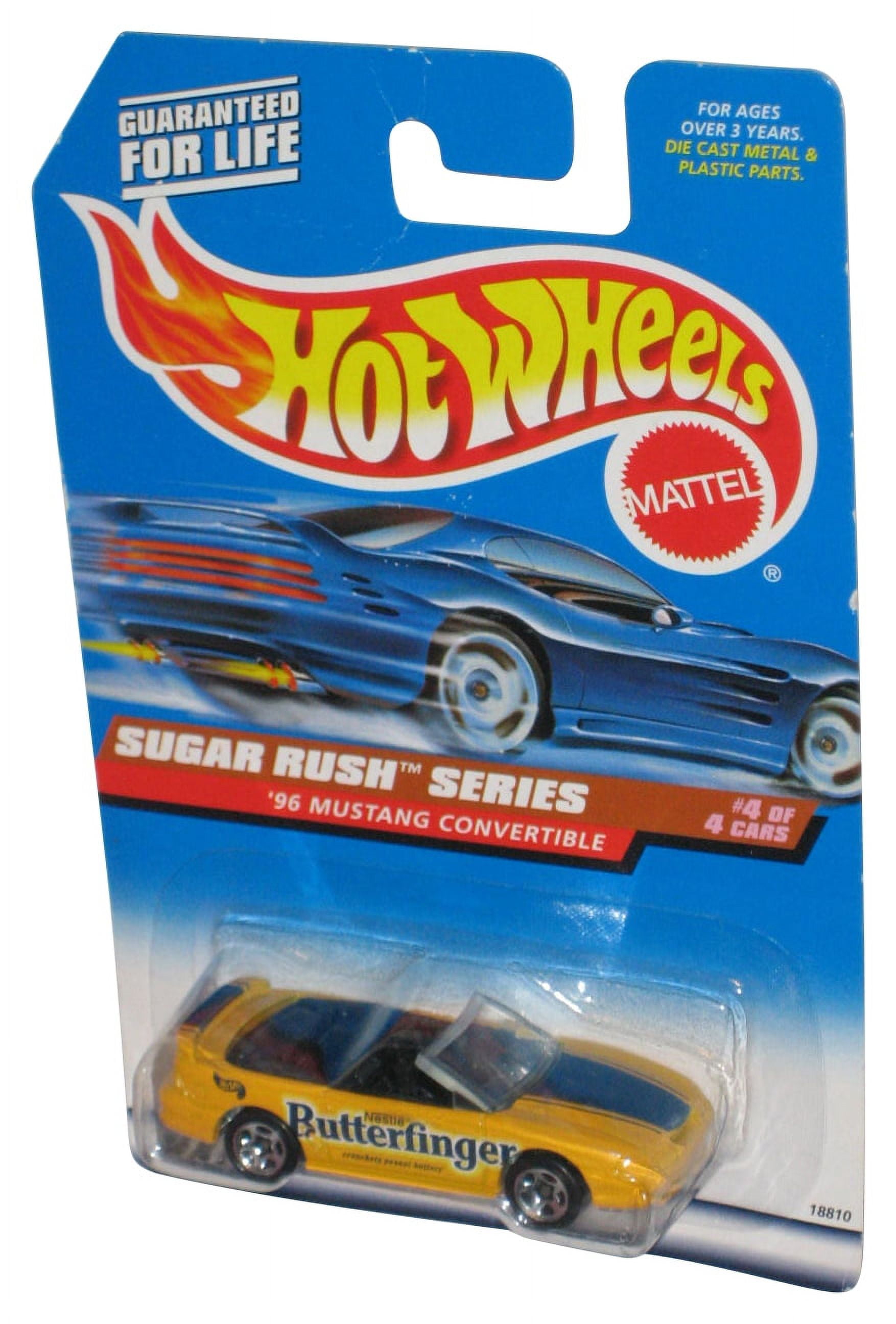 Hot Wheels Sugar Rush Series '96 Mustang Convertible Butterfinger ...