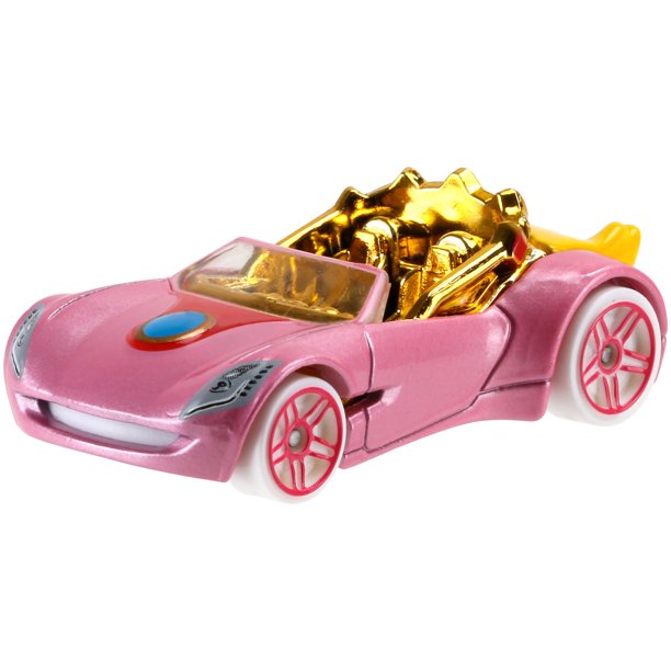 Hot Wheels Super Mario Bros. Princess Peach Character Car - Walmart.com