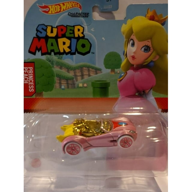 Hot Wheels Super Mario Character Cars Princess Peach - Walmart.com