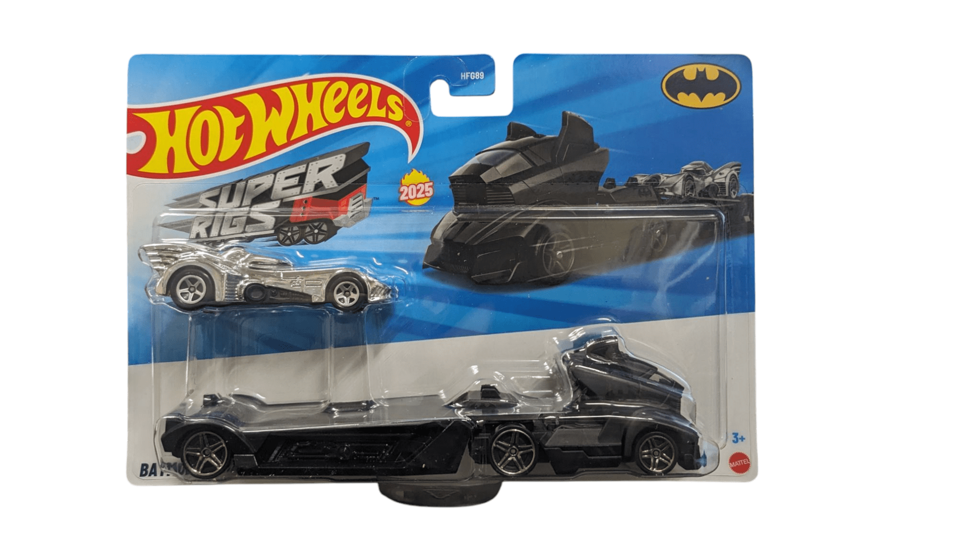 Hot Wheels Super Rigs 2025 Batmobile Hauler Chrome Flash Silver ...