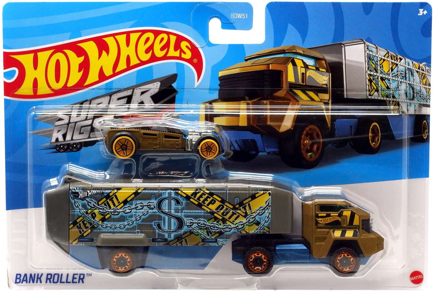 Hot Wheels Super Rigs Bank Roller Diecast Car (2022) - Walmart.com