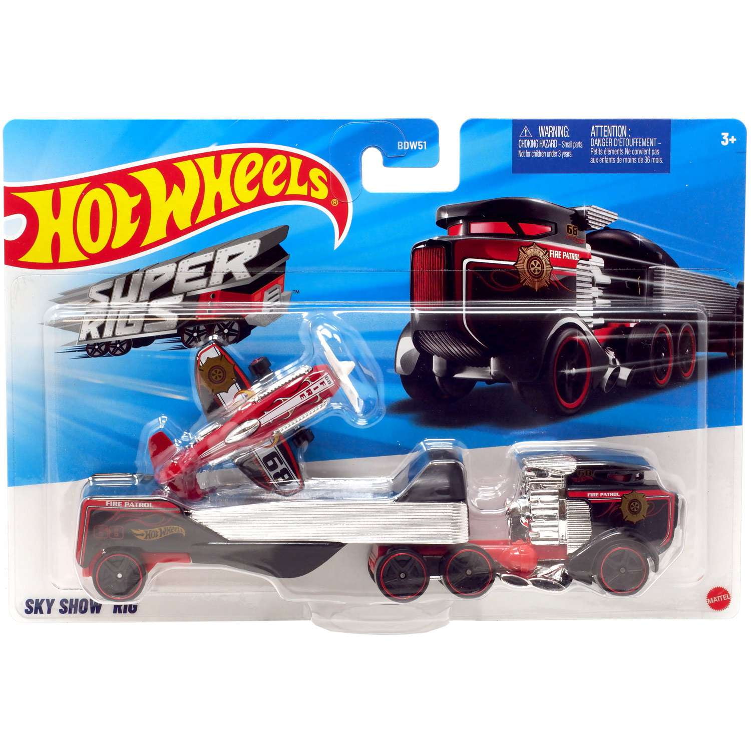 Hot Wheels Super Rigs Sky Show Rig Diecast Car - Walmart.com