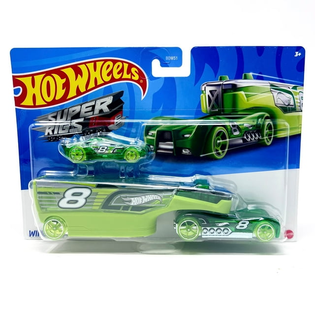 Hot Wheels Super Rigs WingStorm & Vehicle - Walmart.com