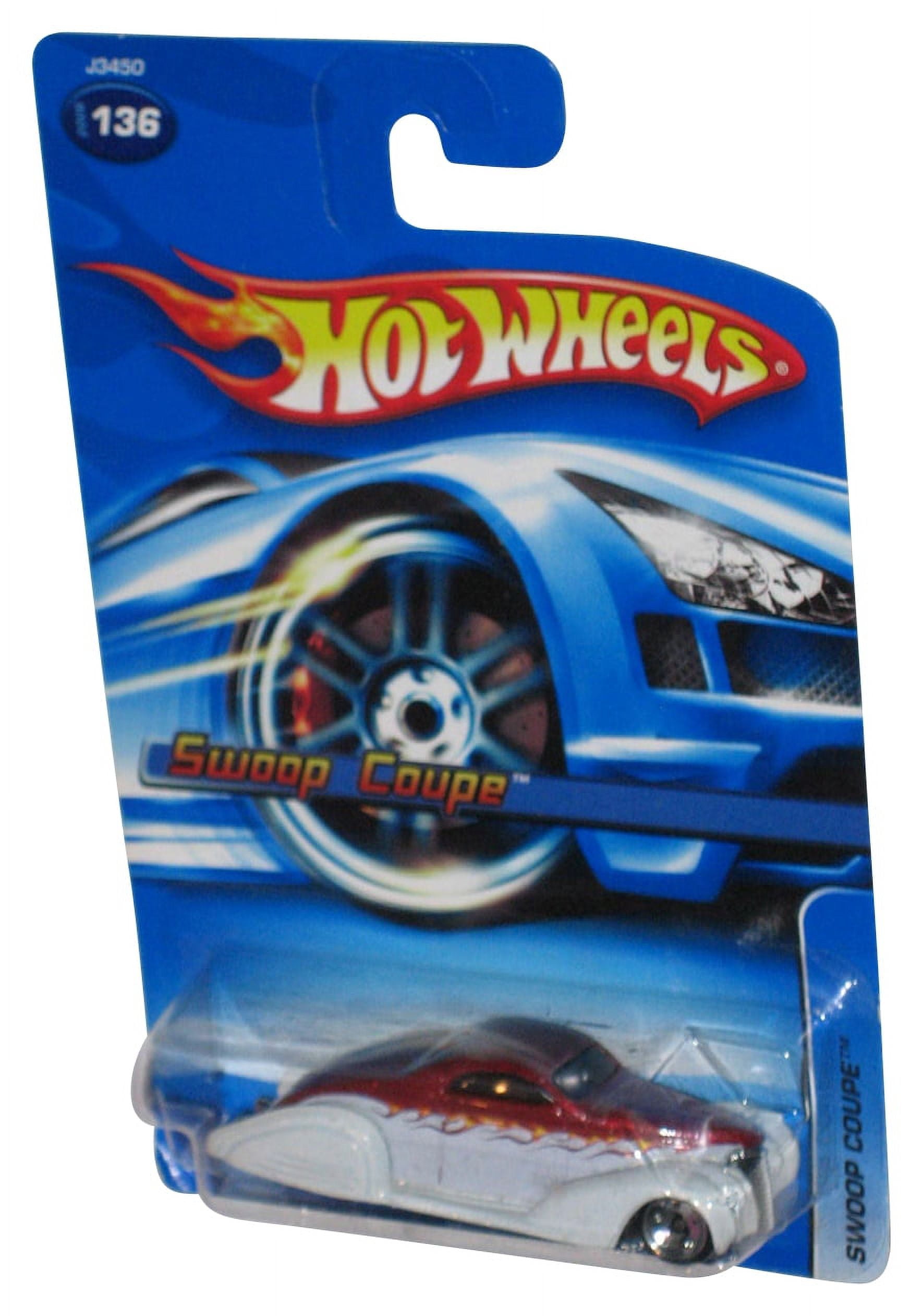 Hot Wheels Swoop Coupe White & Red (2006) Die-Cast Toy Car #136 ...