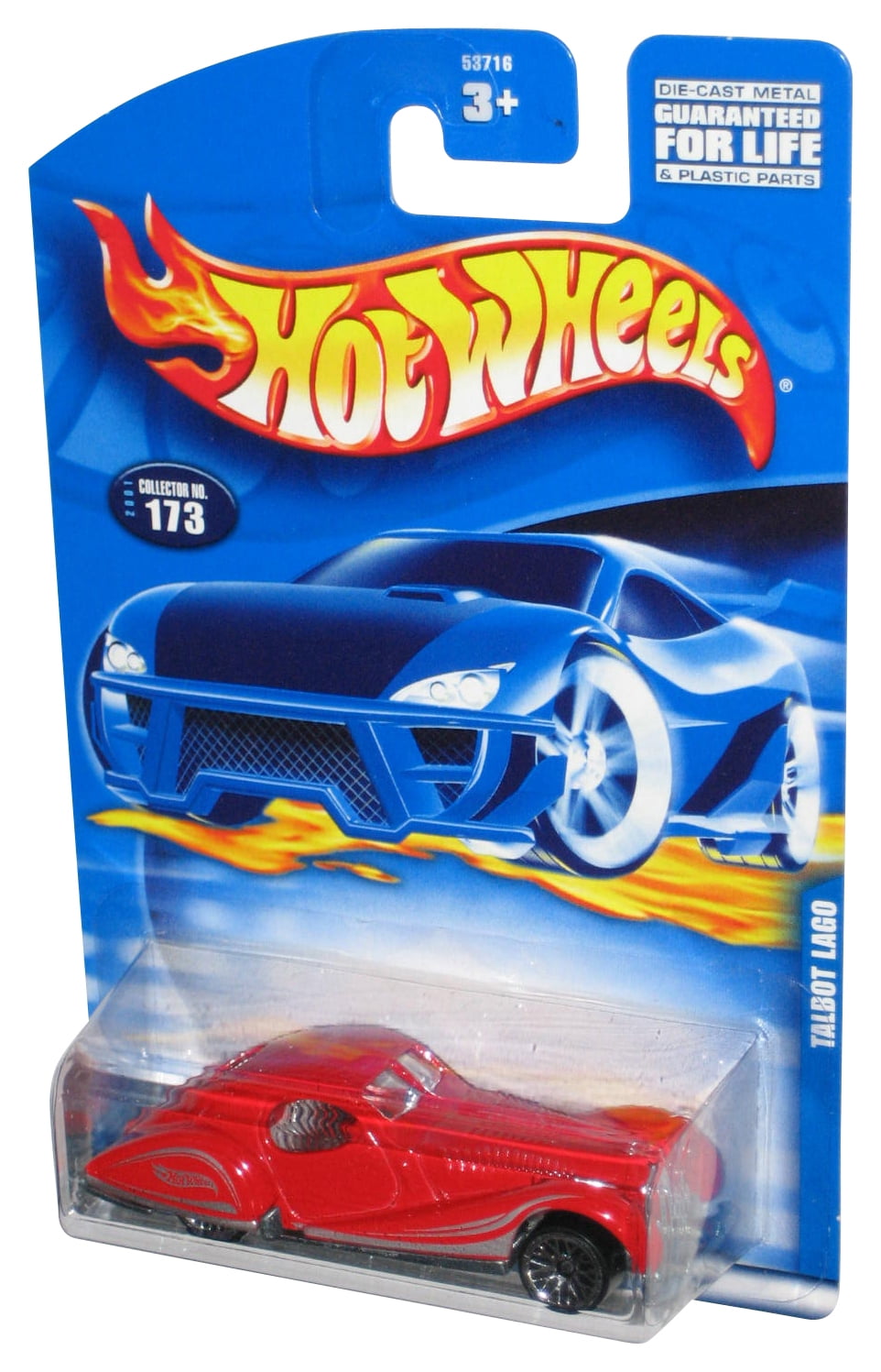 Hot Wheels Talbot Lago (2001) Red Collector Toy Car #173 - Walmart.com