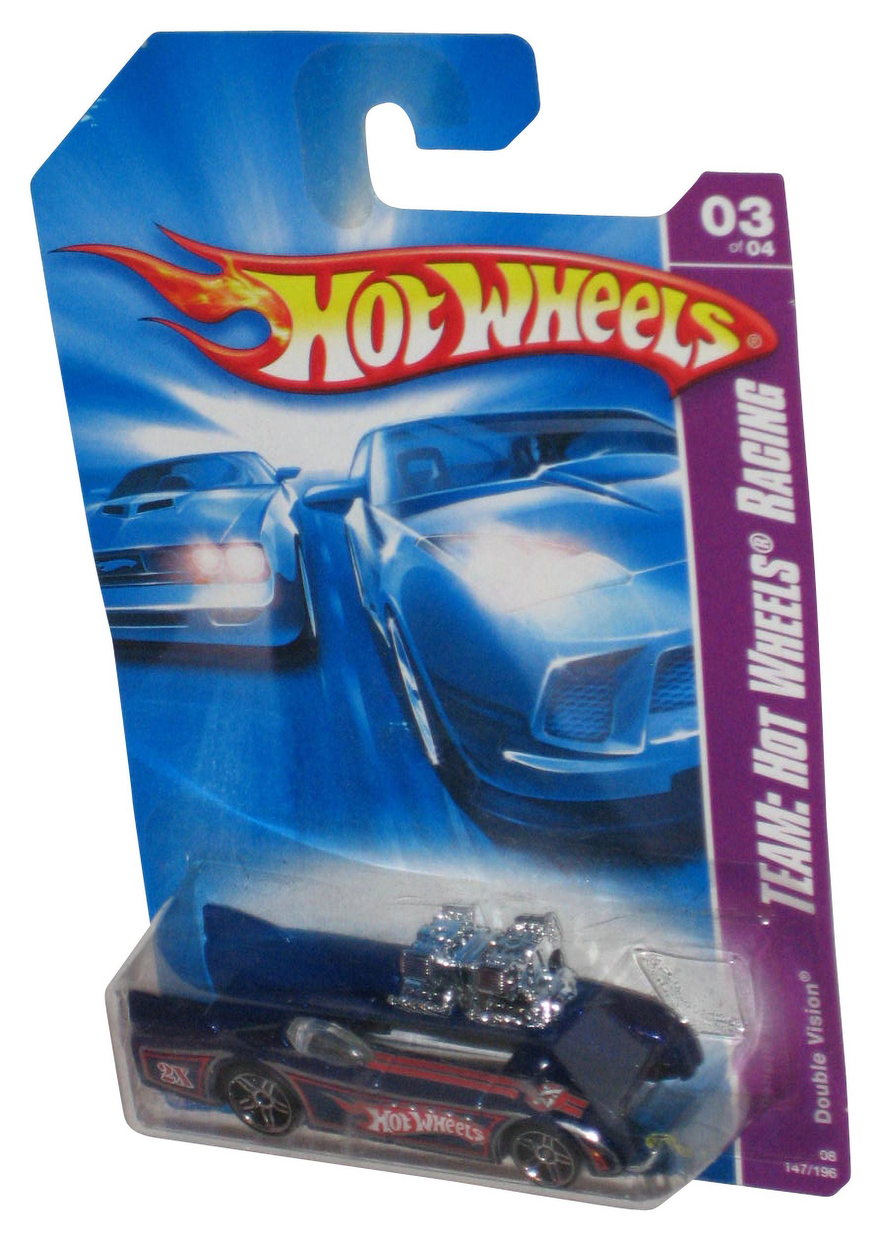 Hot Wheels Team Racing Double Vision (2007) Blue Toy Car 147/196 - Walmart.com