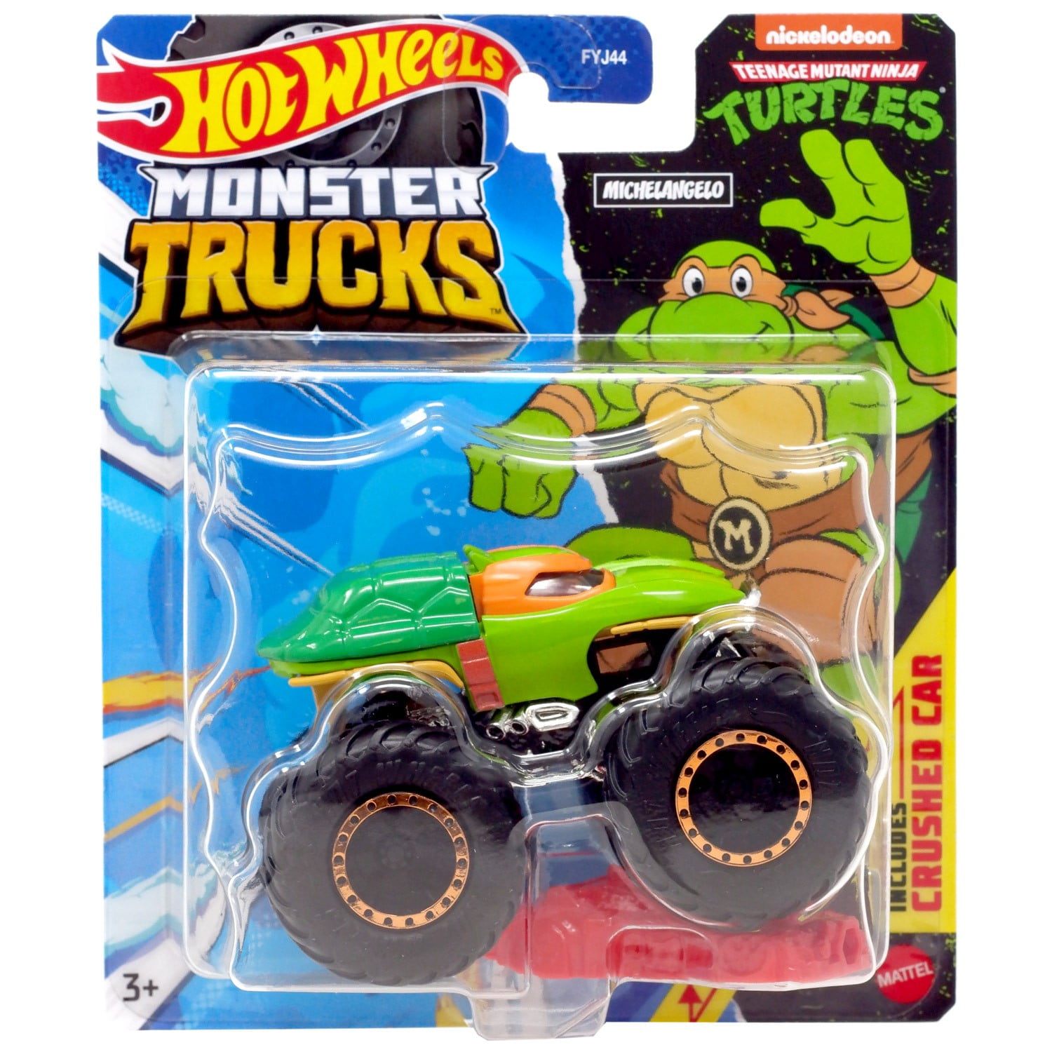 Hot Wheels Teenage Mutant Ninja Turtles Michelangelo Diecast Car ...