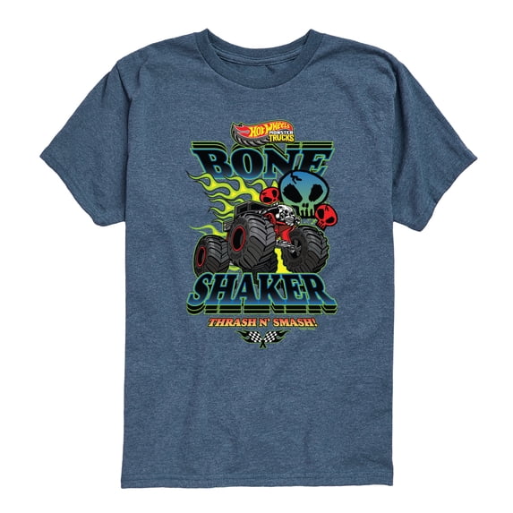 Hot Wheels - The Bone Shaker - Youth Boys Short Sleeve Graphic T-Shirt ...