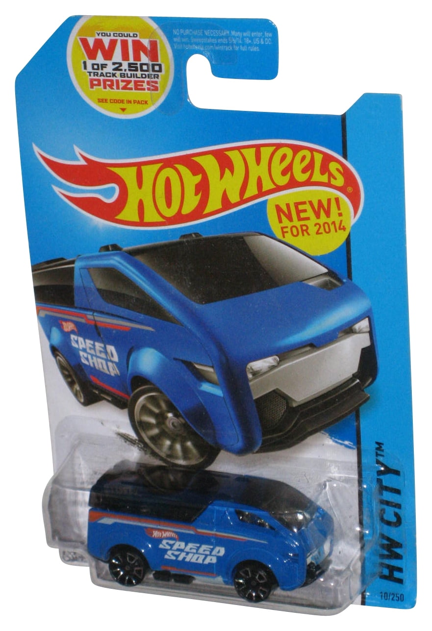 Hot Wheels The Vanster (2014) Mattel Die-Cast Blue Toy Car 10/250 ...