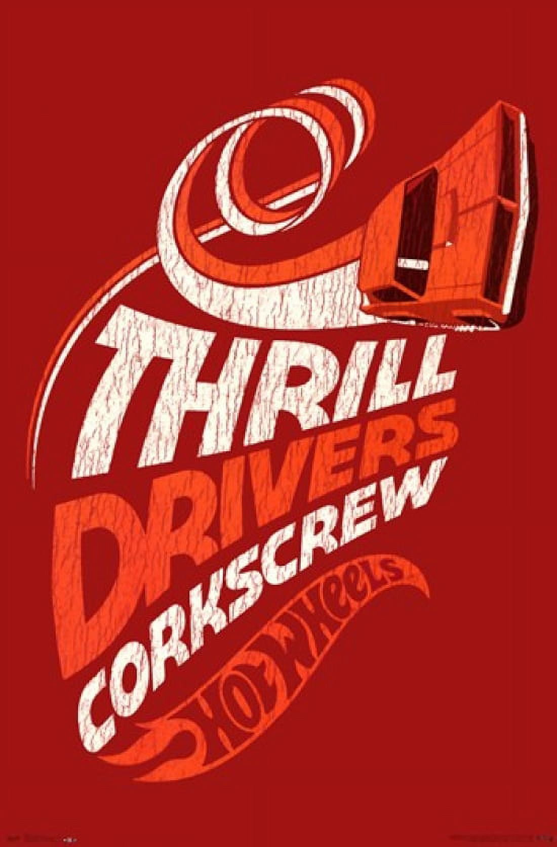 Hot Wheels - Thrill Drivers Laminated Poster Print (24 x 36) - Walmart.com