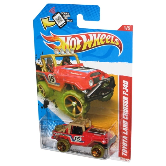 Hot Wheels Thrill Racers Swamp Rally '12 1/5 Red Toyota Land Cruiser ...