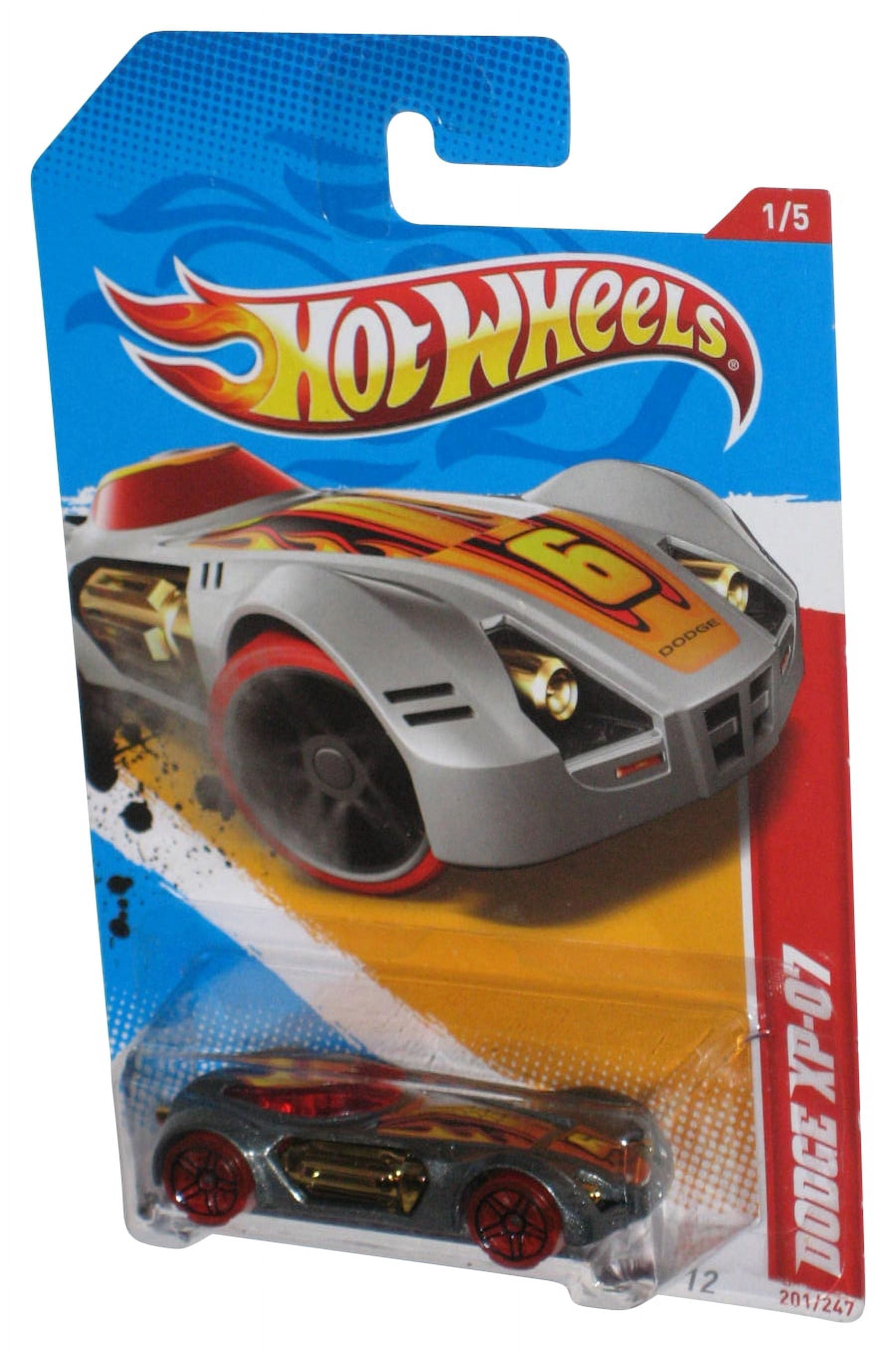 Hot Wheels Thrill Racers Volcano '12 Dodge XP-07 Silver Toy Car 201/247 ...