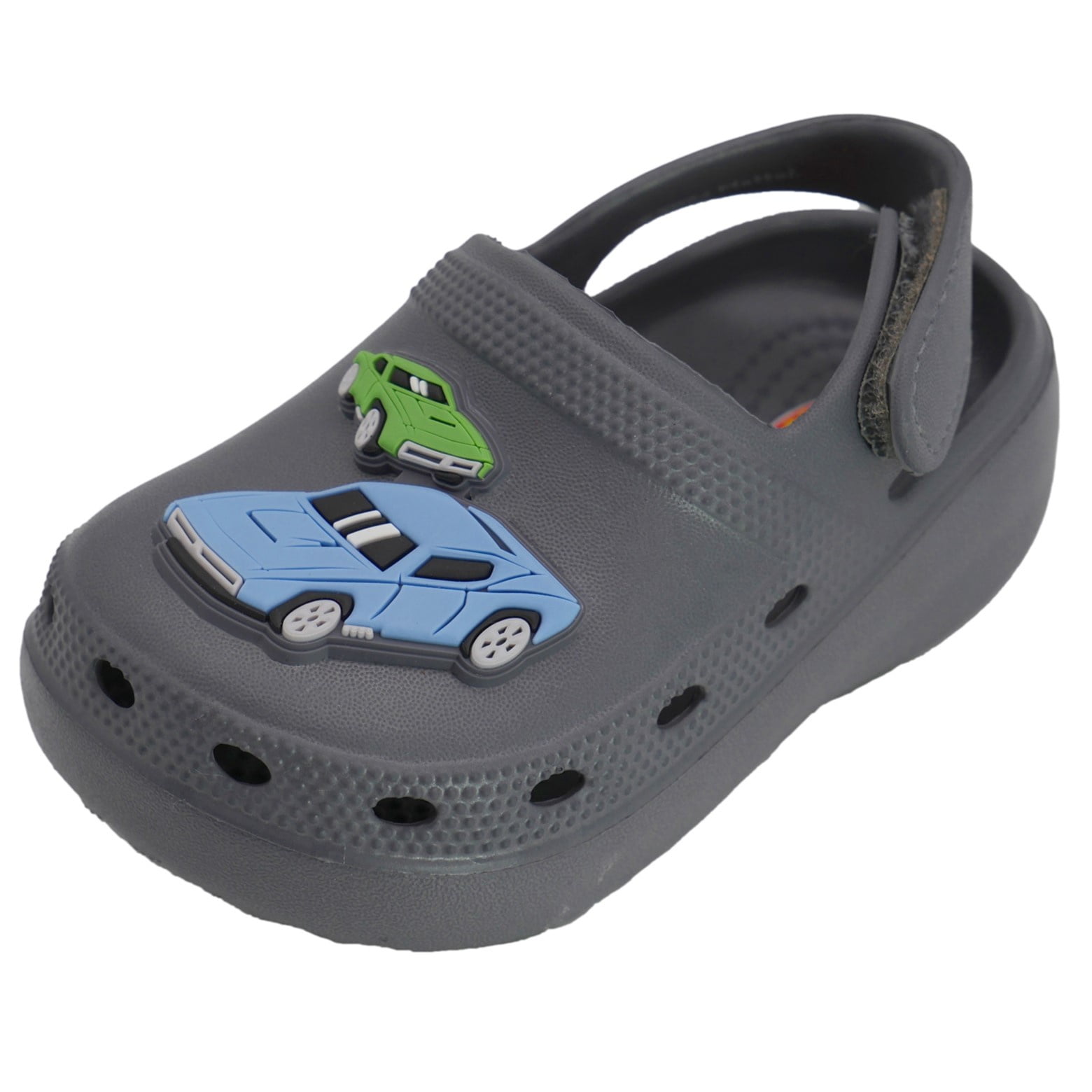 Hot Wheels Toddler Boys' Clogs with Adjustable Strap - Gray, Size 10 ...